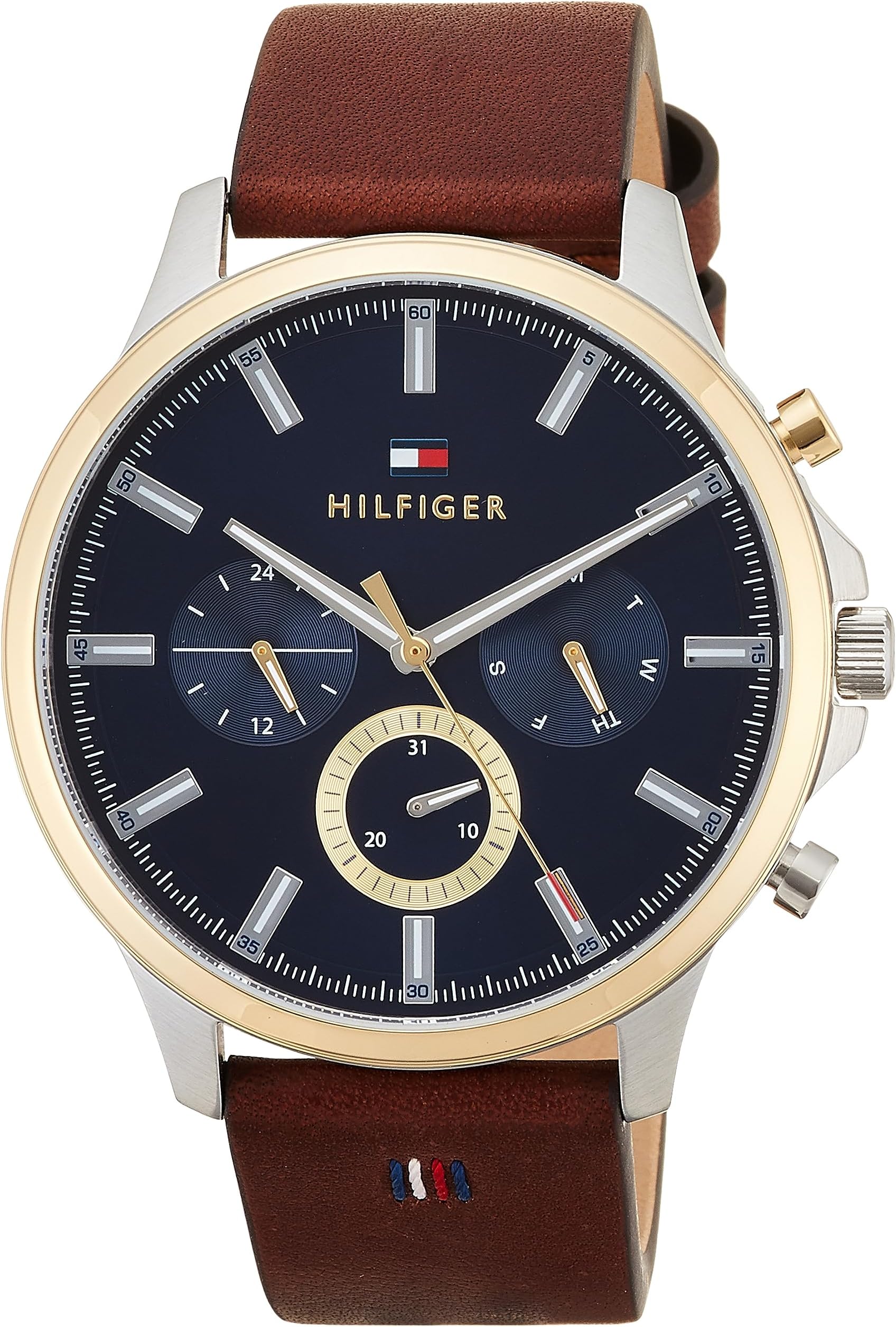 Amazon.co.jp: トミーヒルフィガー 腕時計 RYDER ブルー文字盤 ステンレススチール クオーツ 1710496 [並行輸入品 ...