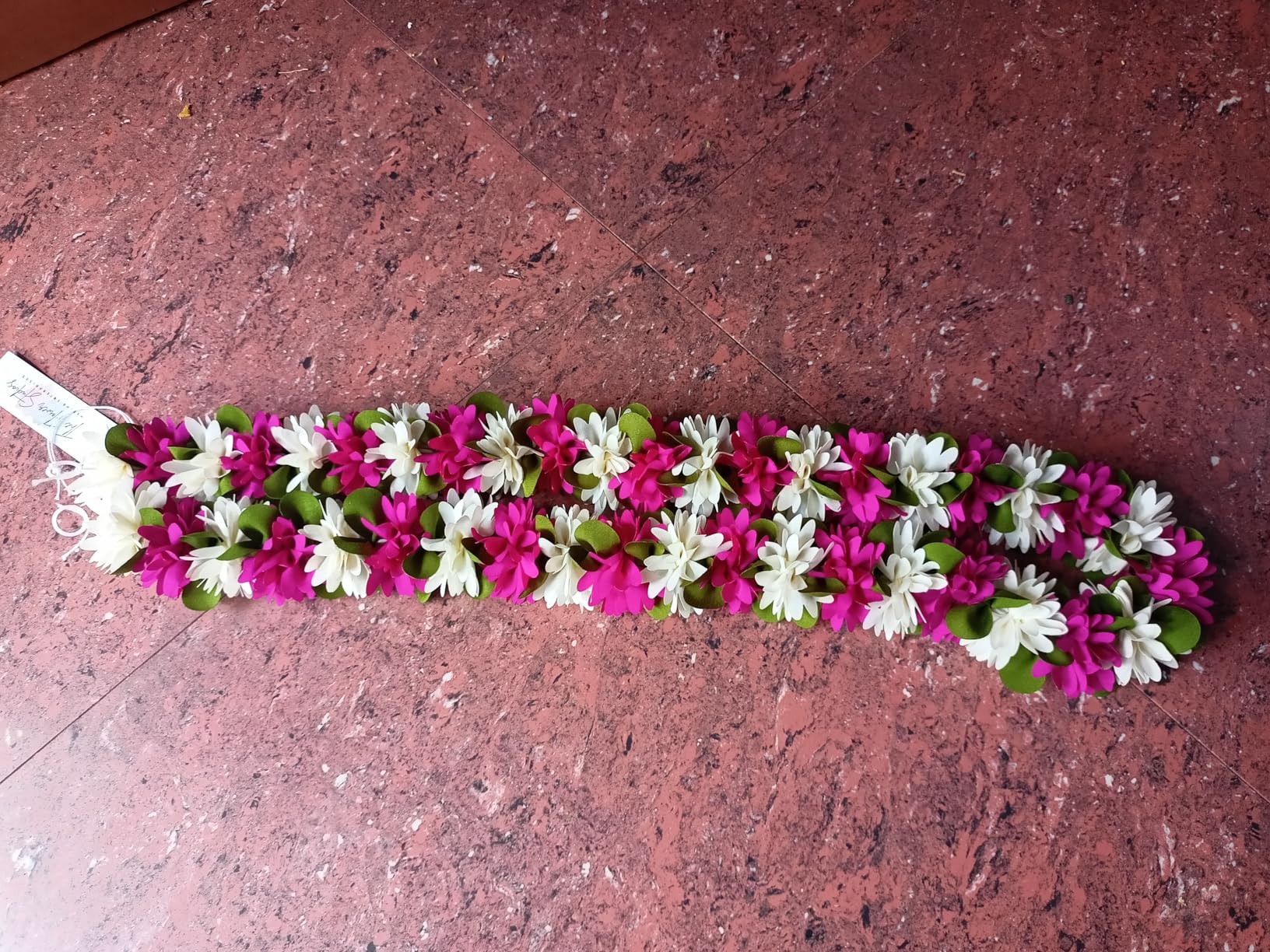 Buy The Flower Studios Artificial Sevanti Photo Garland (Orange) Online ...
