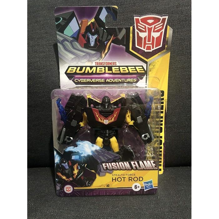 Buy Transformers Bumblebee Cyberverse Adventures Stealth Force Hot Rod ...