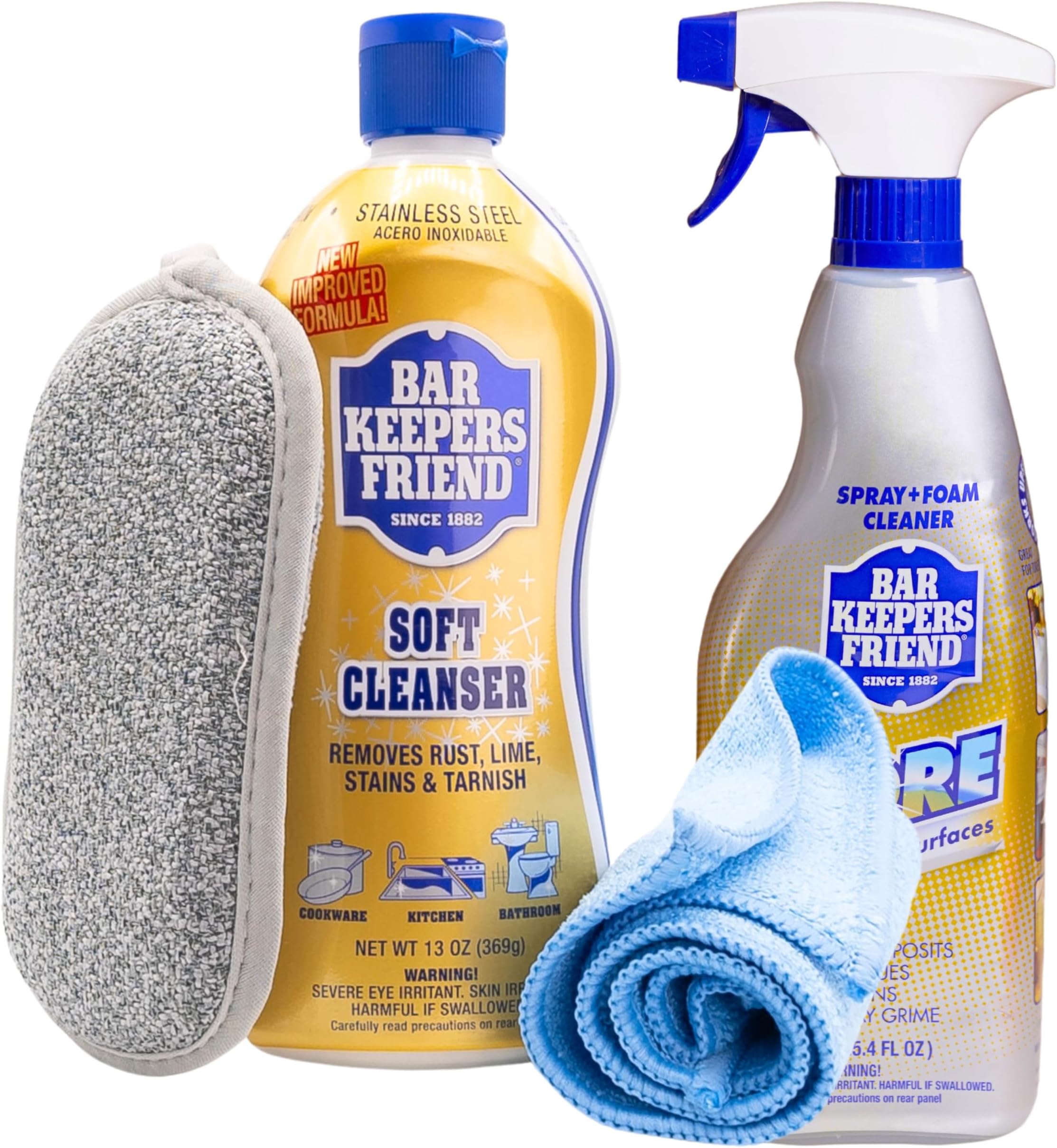 Amazon.com: 13 oz Soft Cleanser and 25.4 oz MORE Spray+Foam Duo Bundle ...