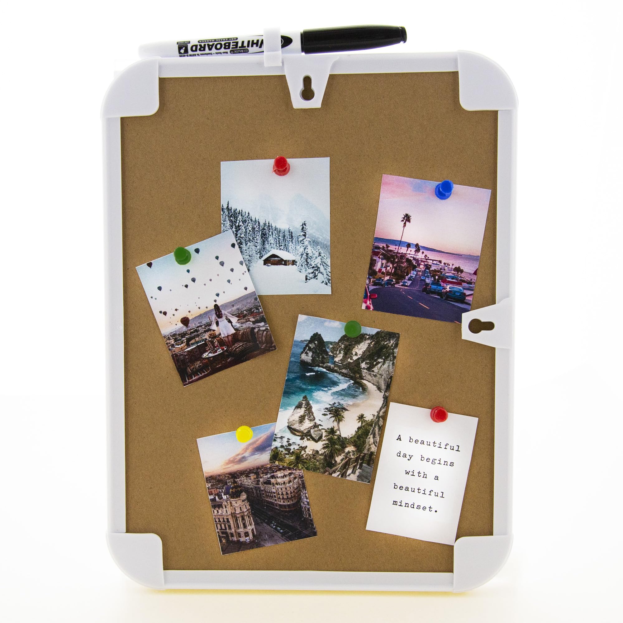 Snapklik.com : BAZIC Push Pins, Assorted Color Thumb Tacks Steel Point ...