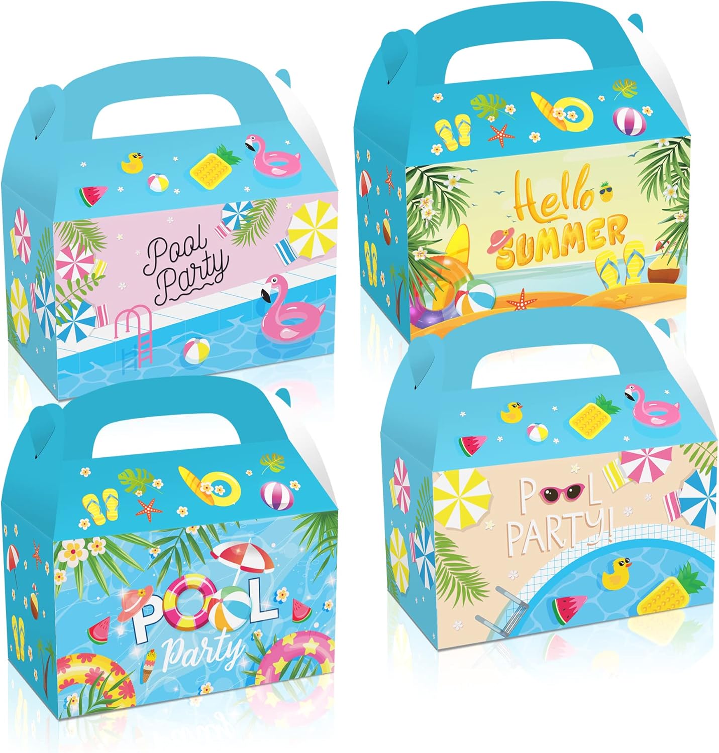 Amazon.com: KYMY 12pcs Summer Pool Party Gift Boxes, Swimming Pool ...
