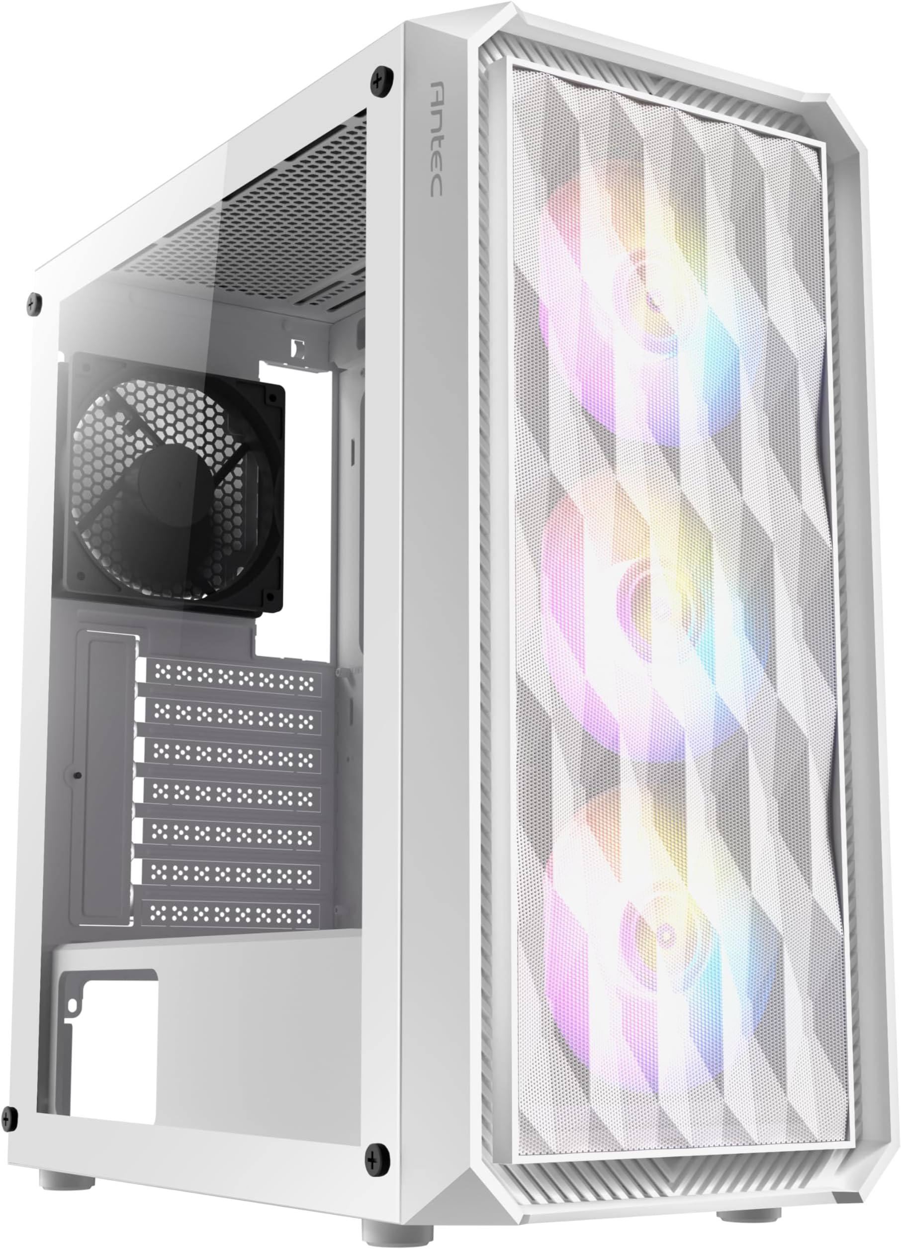 Amazon.in: Buy Antec NX292 Elite White ATX Mid-Tower Case, Tempered ...