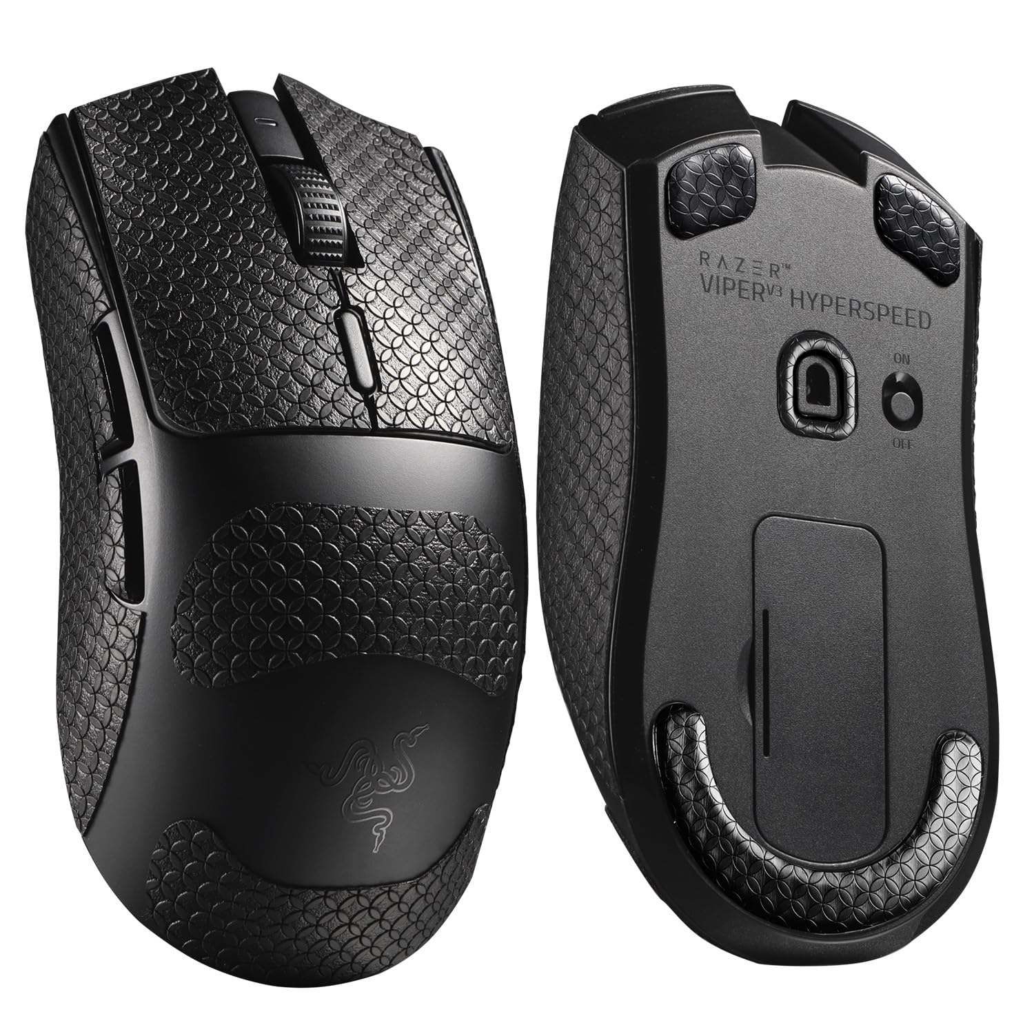 Amazon.com: yiodelu Sweatproof Grip Tape for Razer Viper V3 HyperSpeed ...