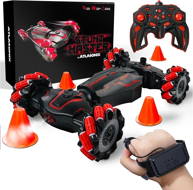 Amazon.com: Atlasonix Gesture Rc Car, 2.4ghz 4wd Hand Controlled Rc Car ...