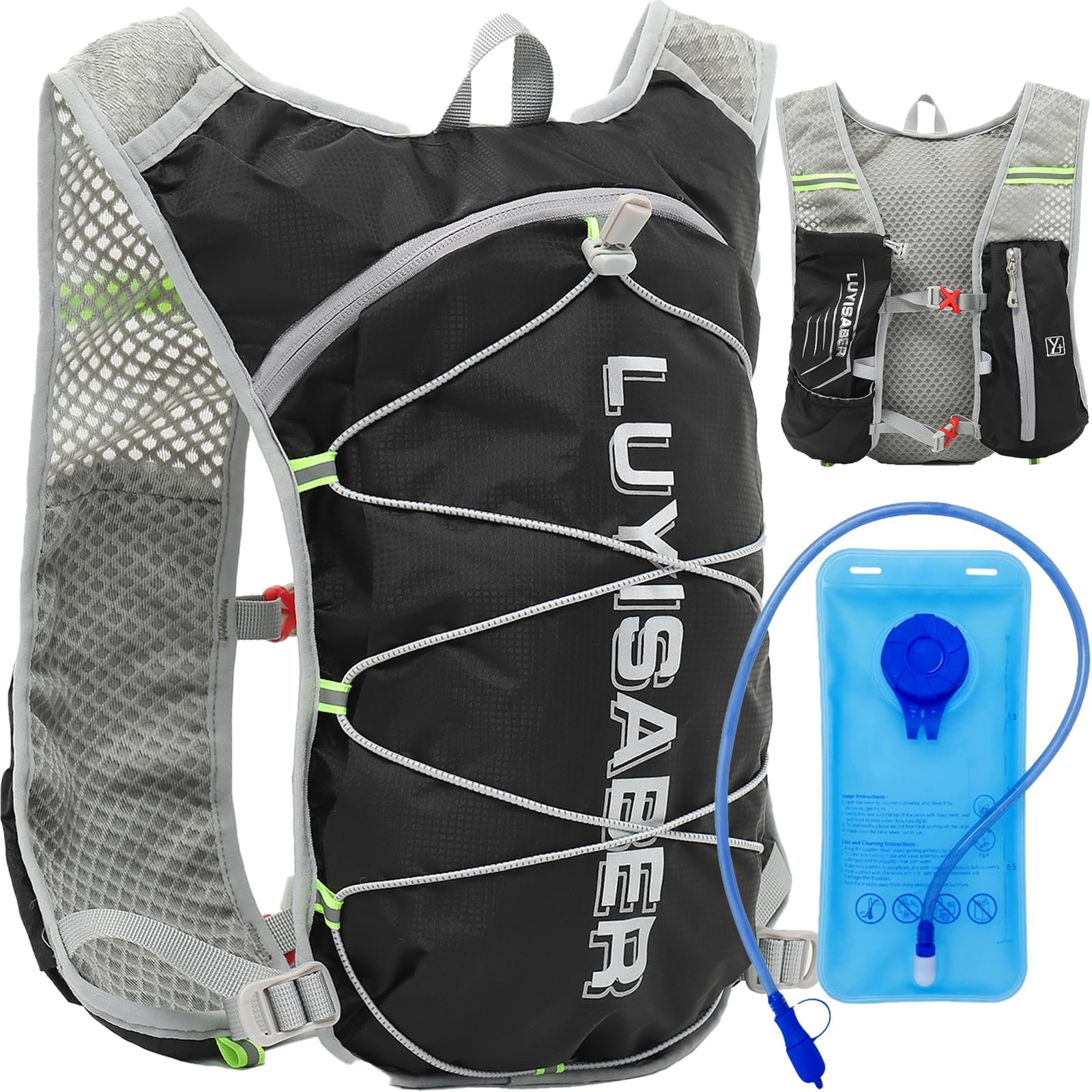 Hydration Pack,Hydration Backpack - Water Backpack with 2L Hydration ...