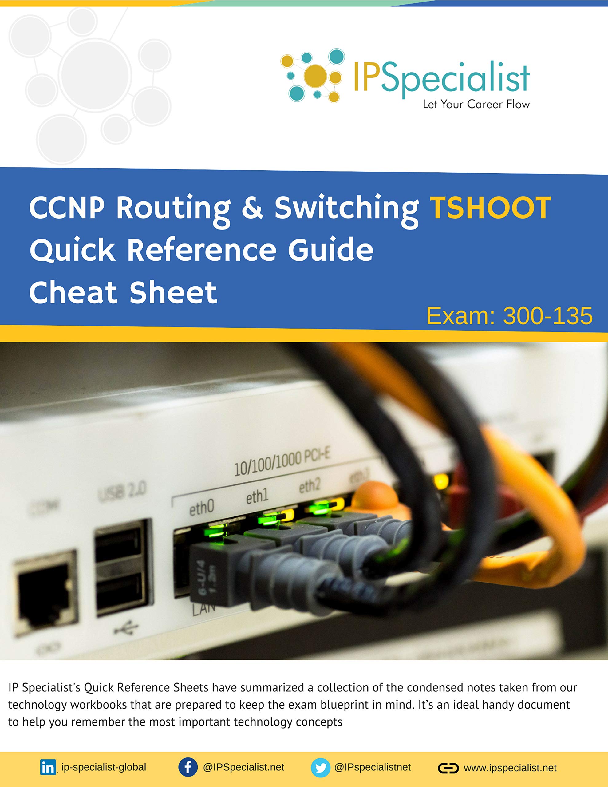 Buy CCNP Routing & Sw Exam 300-135 TSHOOT - Quick Guide : Exams Cheat ...