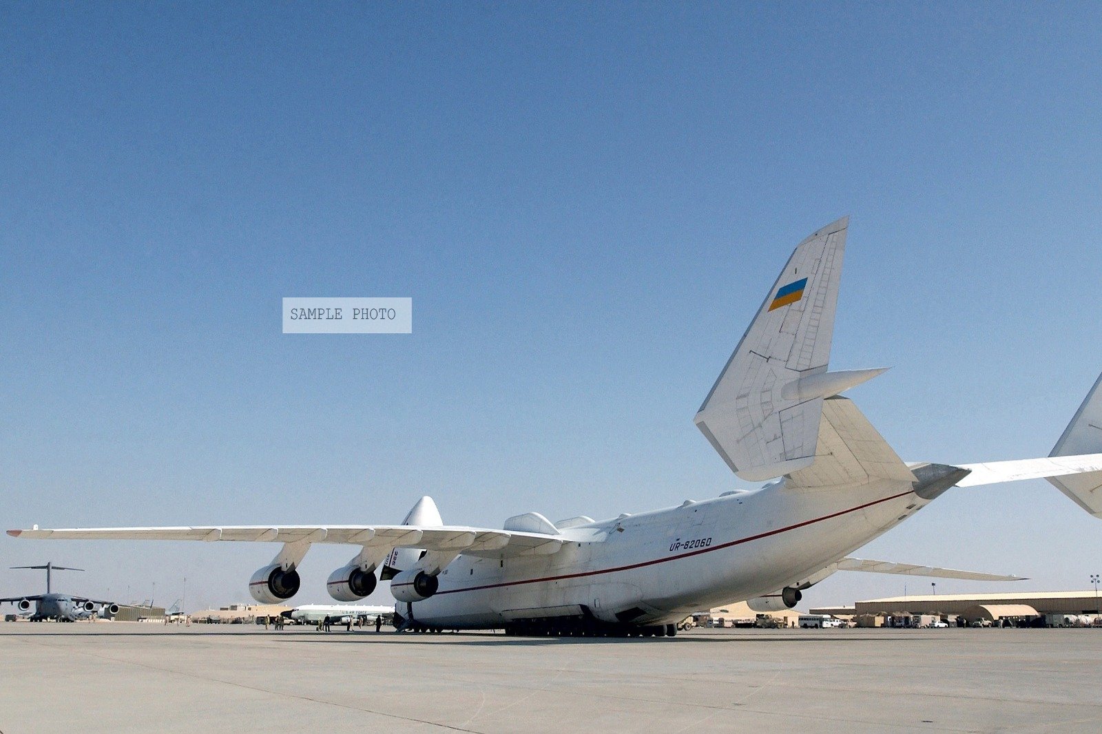 Buy Photo Across the ramp from a C-17A Globemaster III, a Ukrainian ...