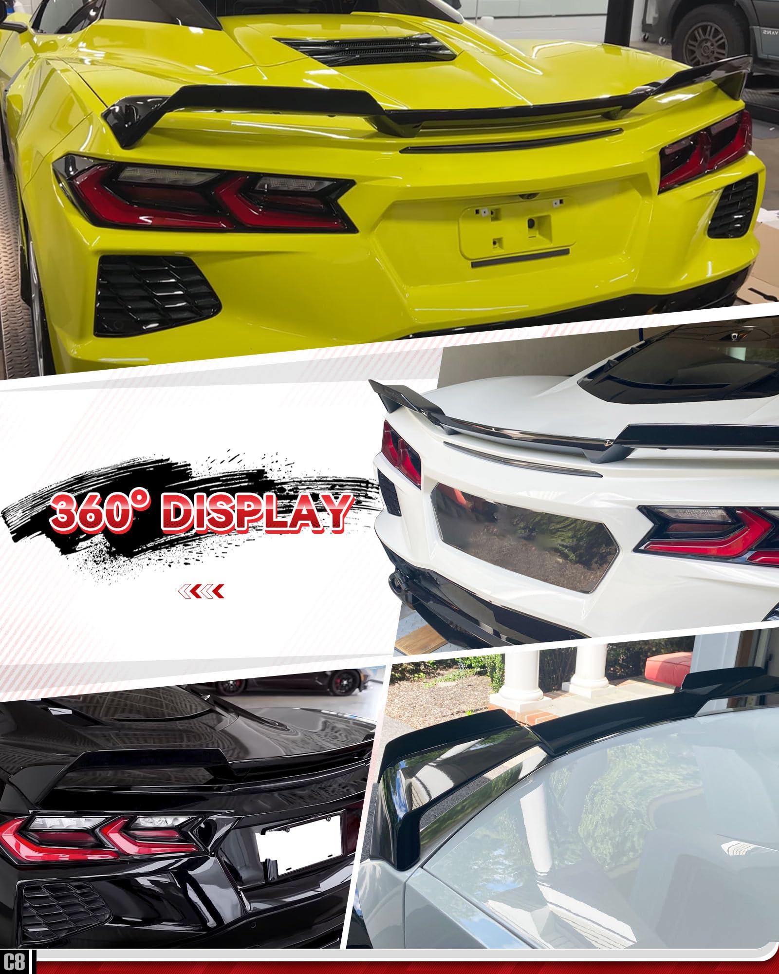 Snapklik.com : Etesan Upgrade Rear Trunk Spoiler Wicker Fit For ...