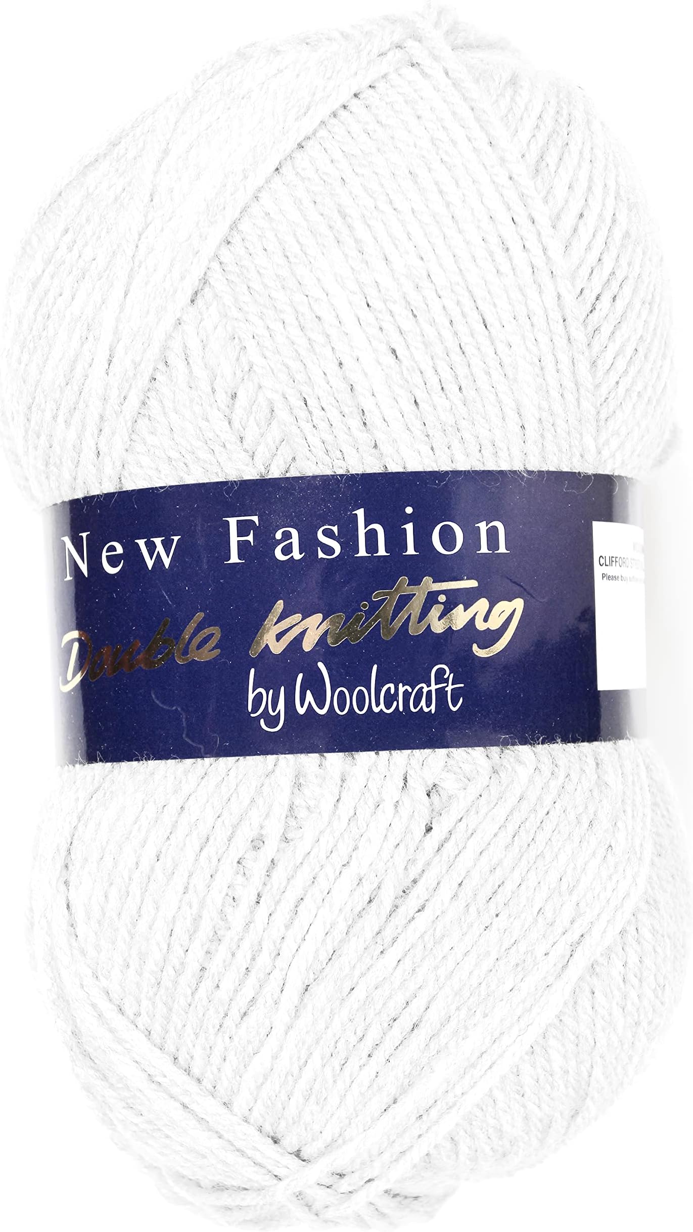5 x 100g Woolcraft Dk Double Knitting Wool, Yarn (5 x 100g White 7f76 ...