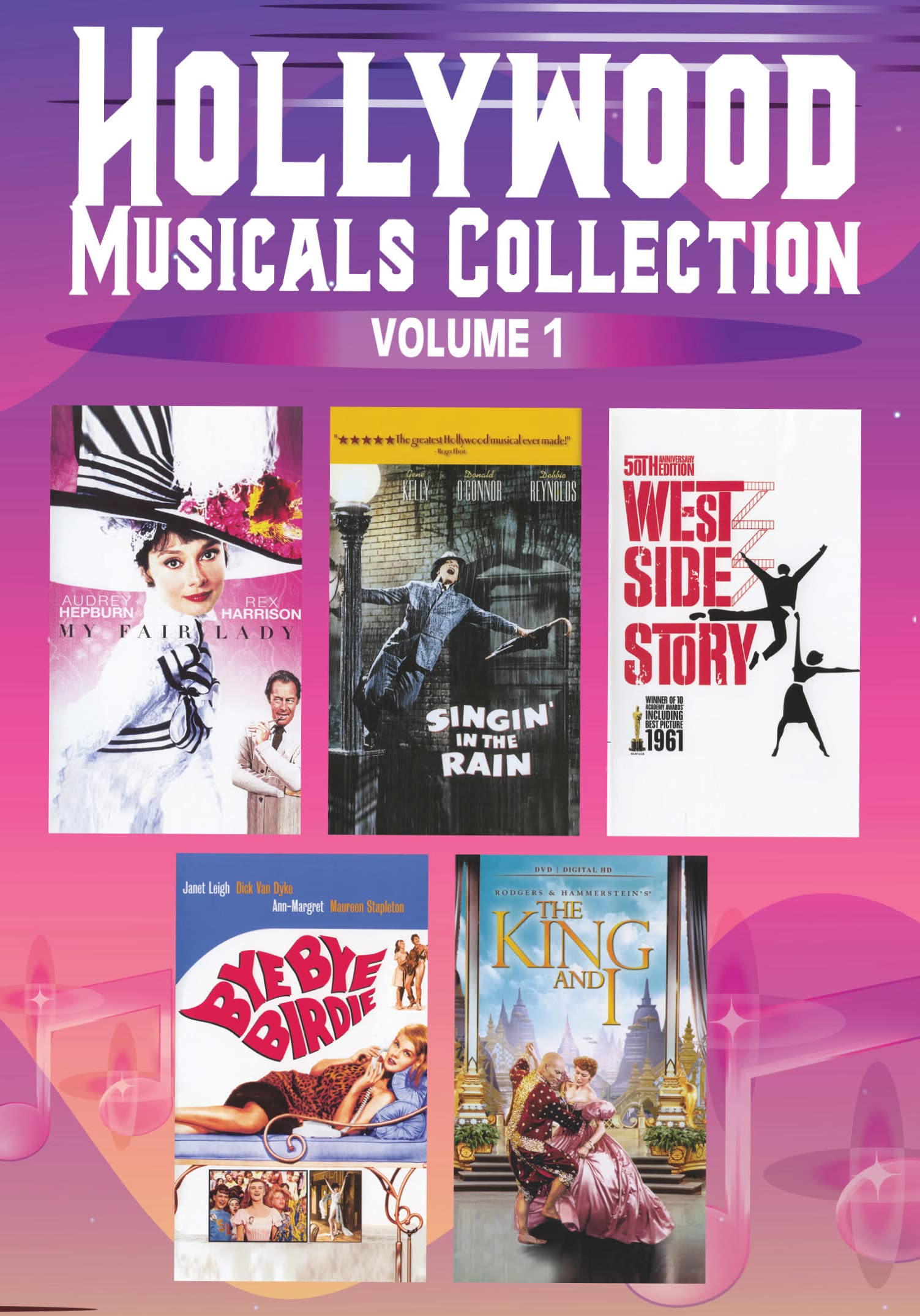 Amazon.com: 5 Movies - Hollywood Musicals Collection Volume 1 - My Fair ...