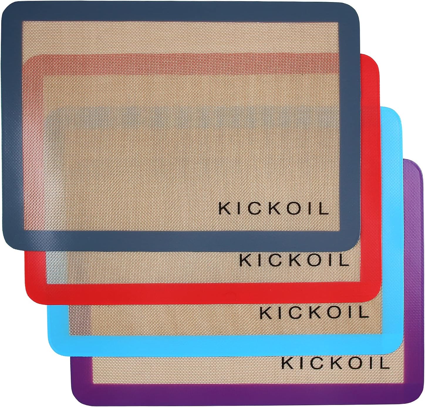 Amazon.com: Kitzini Silicone Baking Mat Set. Non-Stick Silicone Mats ...