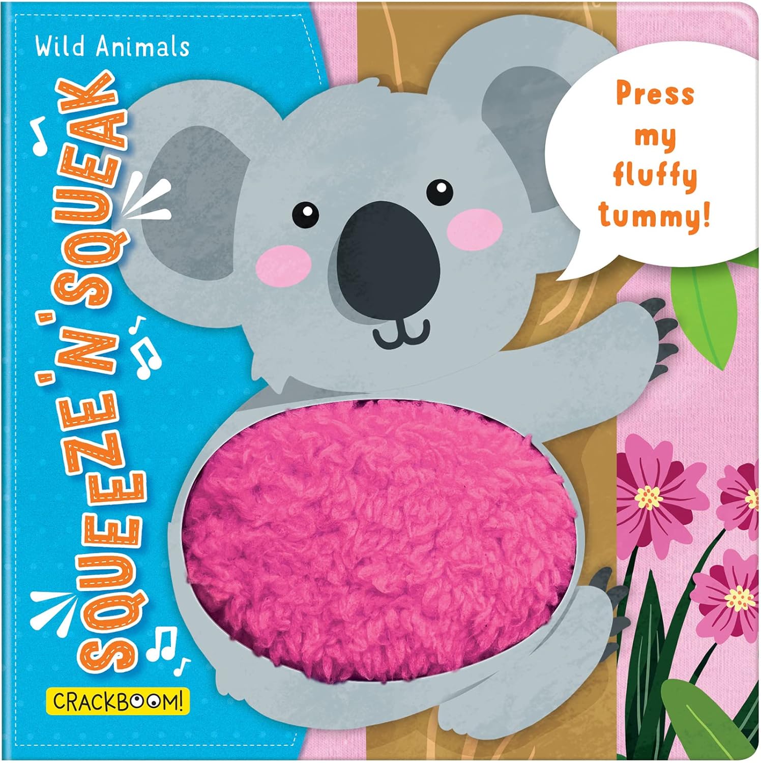 Amazon.com: Squeeze ‘n’ Squeak: Wild Animals: Press my fluffy tummy ...