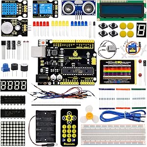 KEYESTUDIO UN0 R3 Project Starter Kit Compatible with Arduino IDE ...