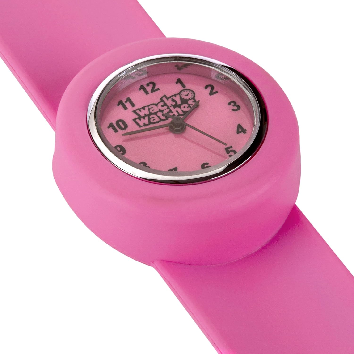 Popwatch Pink Colour Wacky Watch ® Slap Strap Fast Fit Kids Childrens ...