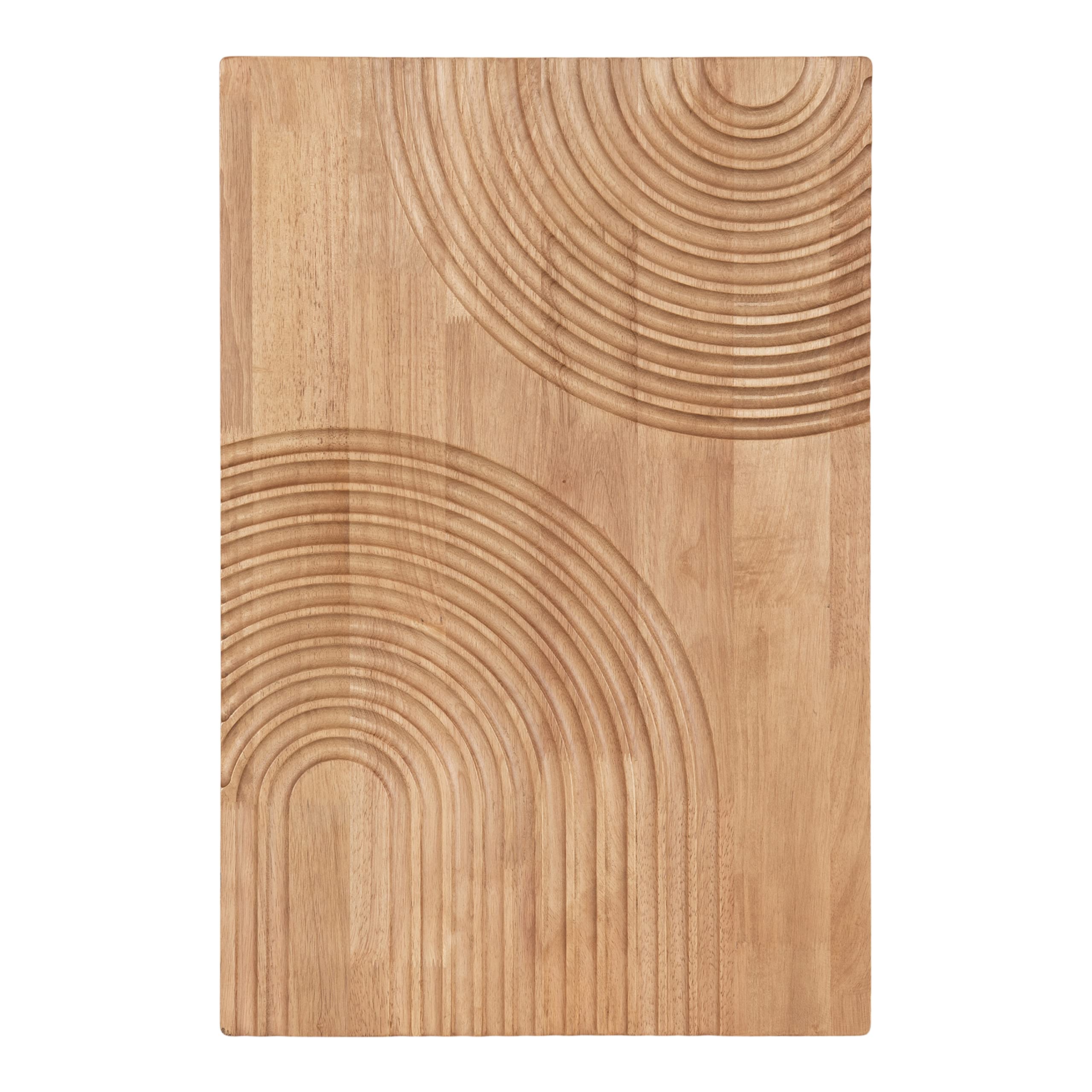 Kate and Laurel Furrow Modern Arches Rectangle Wooden Art Plaque with ...