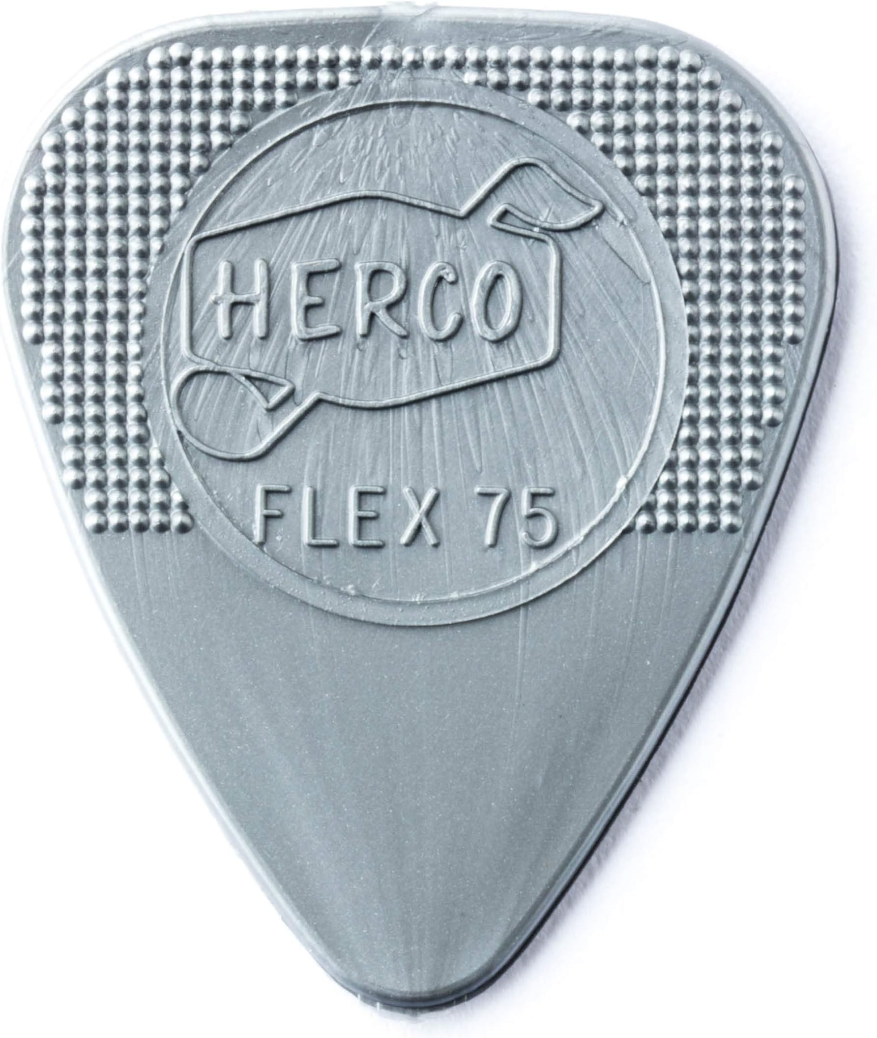 Amazon.com: Herco® HE211P Flex 75 Nylon Flat Picks, Silver, Heavy, 12 ...