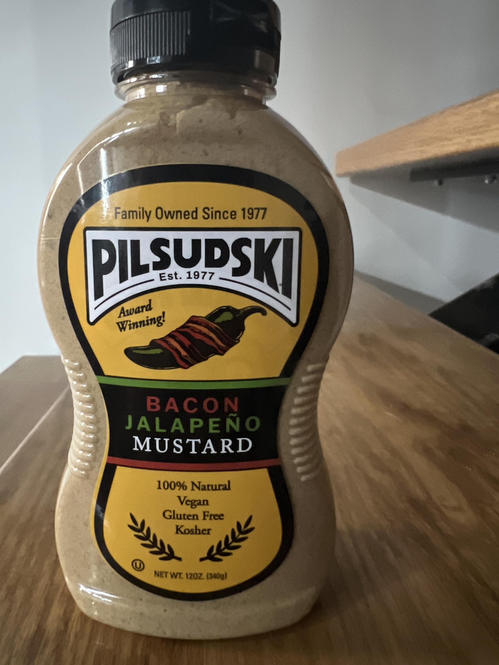 Snapklik.com : Pilsudskis Brand Mustard - Bacon Jalapeno Mustard 12 Oz ...