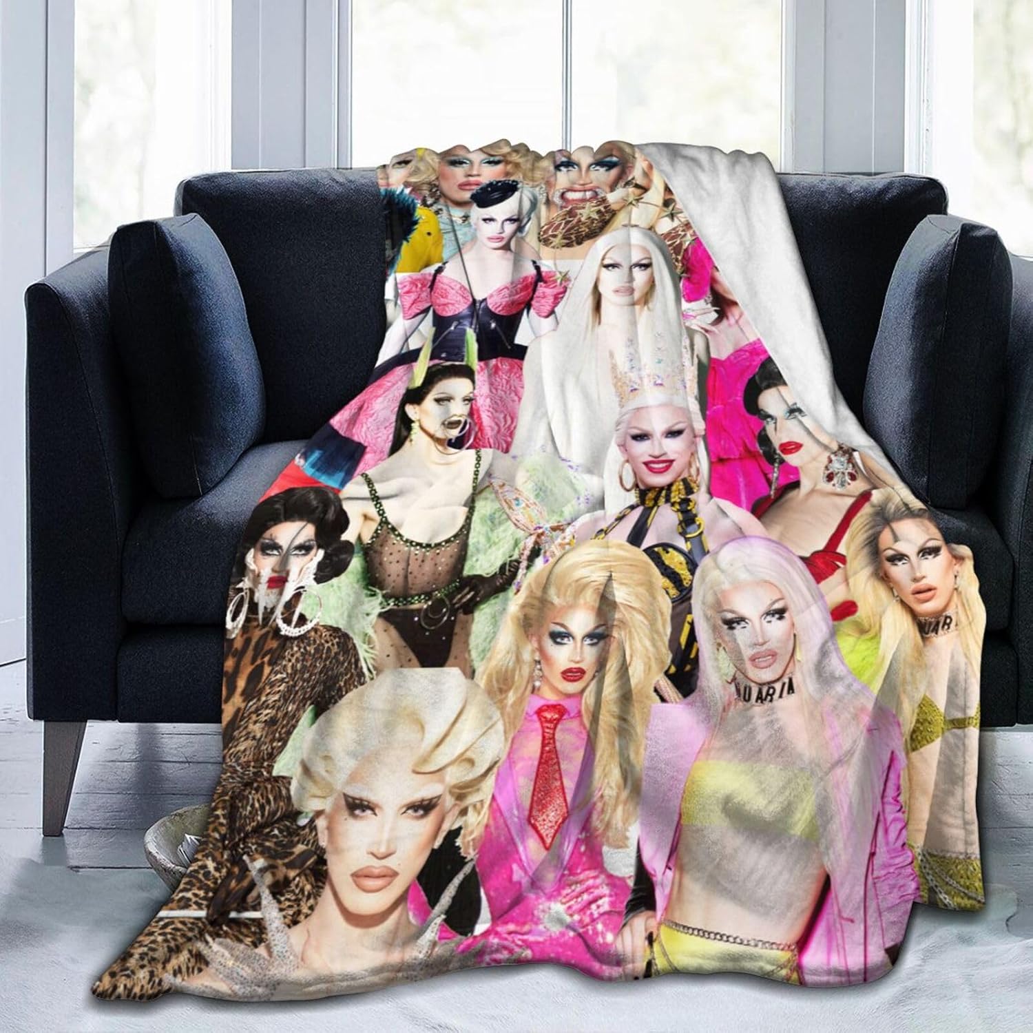 Amazon.com: Blanket RuPaul Drag Race Soft and Comfortable Wool Fleece ...