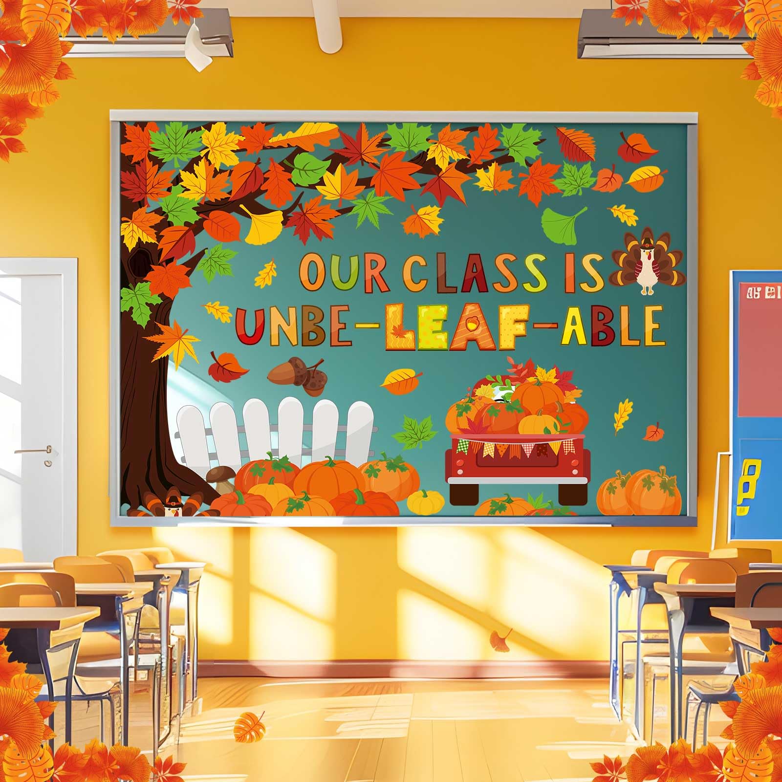 Snapklik.com : Pasimy 96 Pcs Fall Bulletin Board Decorations ...