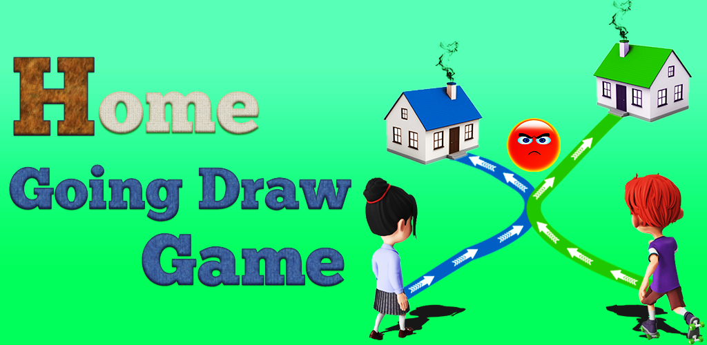 Home Rush Race Draw Puzzle: Draw and Connect Path to Rush To The Home ...