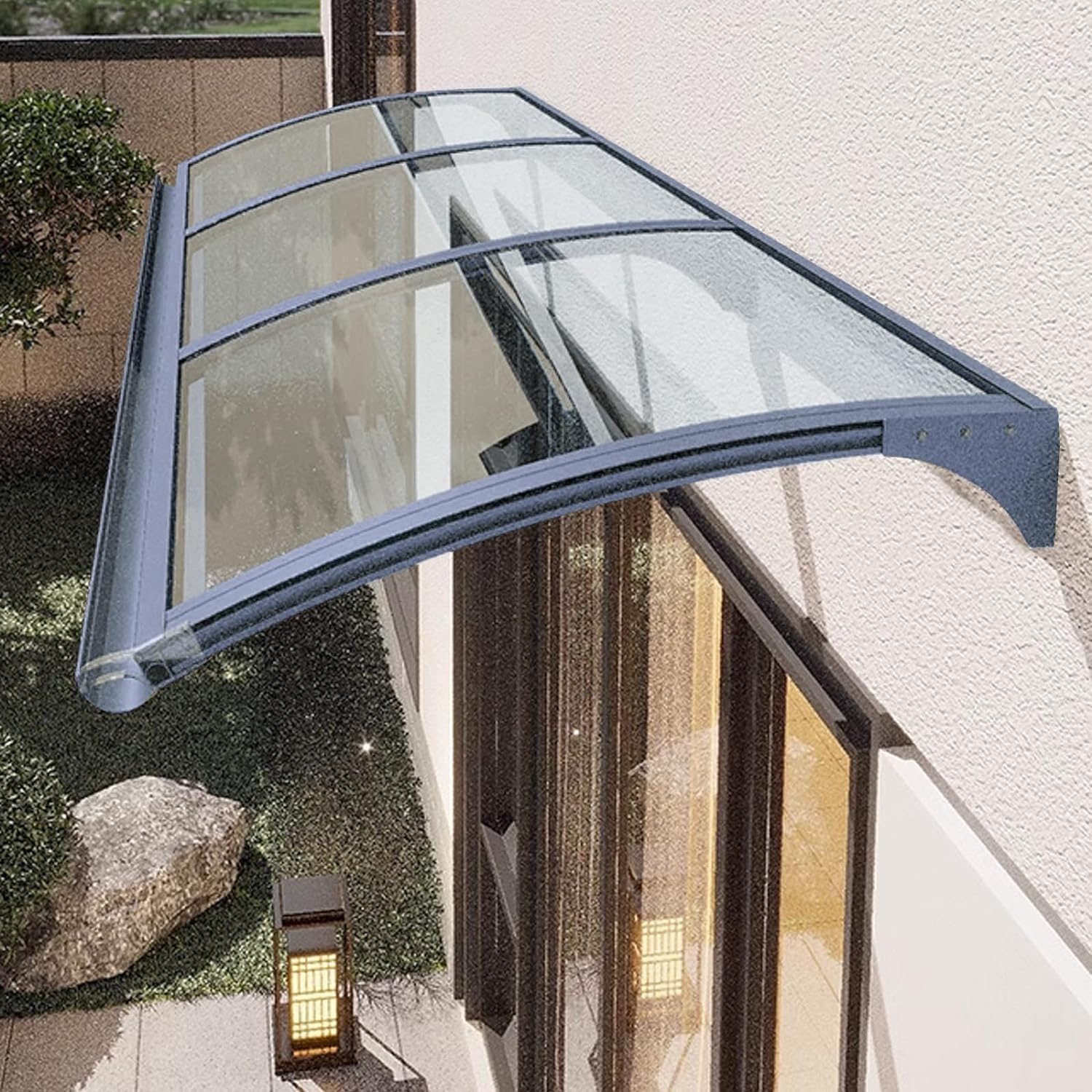 Amazon.com : Window Door Awning Canopy, Polycarbonate Entry Door ...