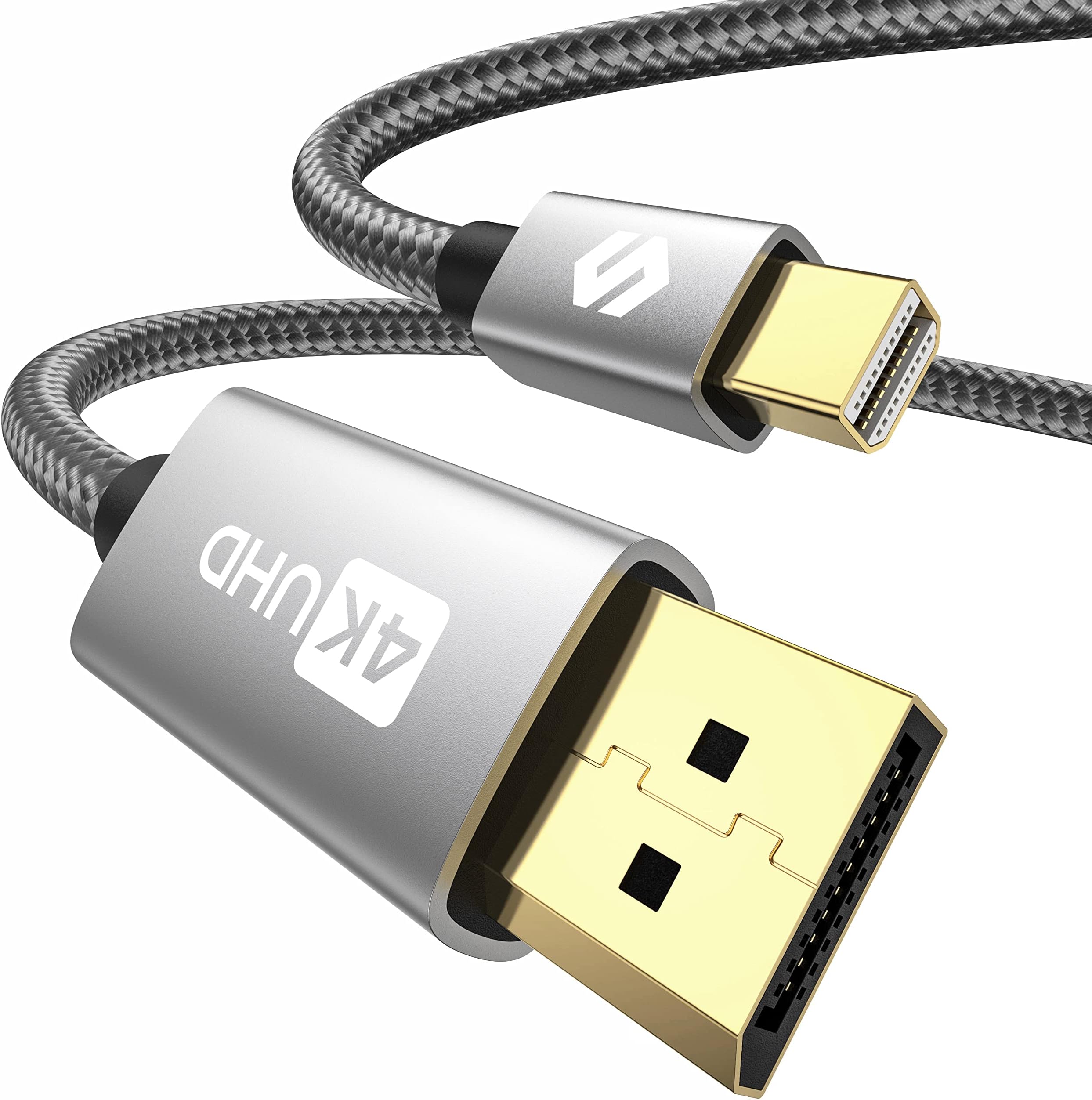 Silkland Mini DisplayPort to DisplayPort Cable, [4K@60Hz, 2K@165Hz ...