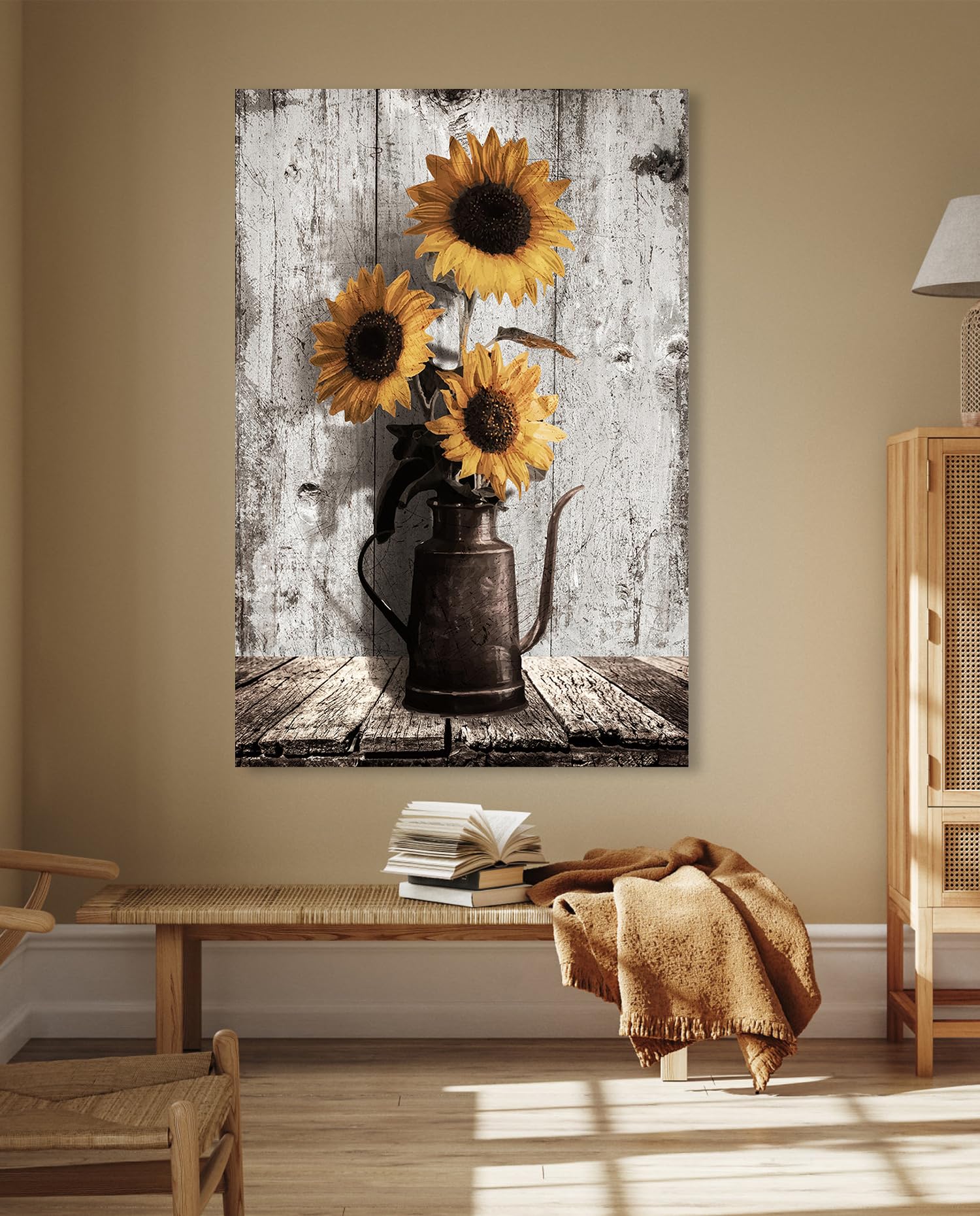 Rustic Sunflowers Country Country Decor, Sunflowers Landscape