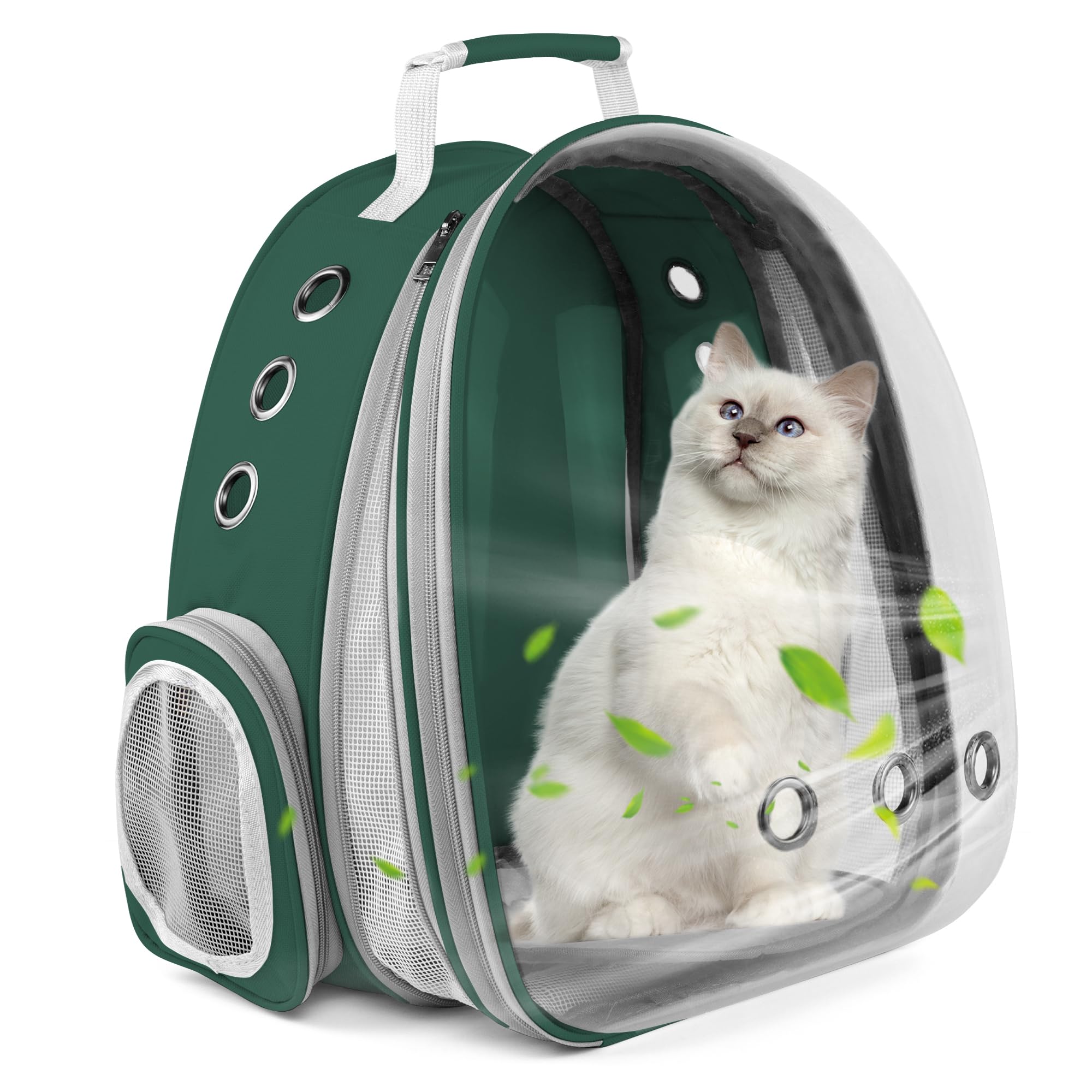 Snapklik.com : Cat Backpack Carrier,Expandable Pet Bubble Backpack ...