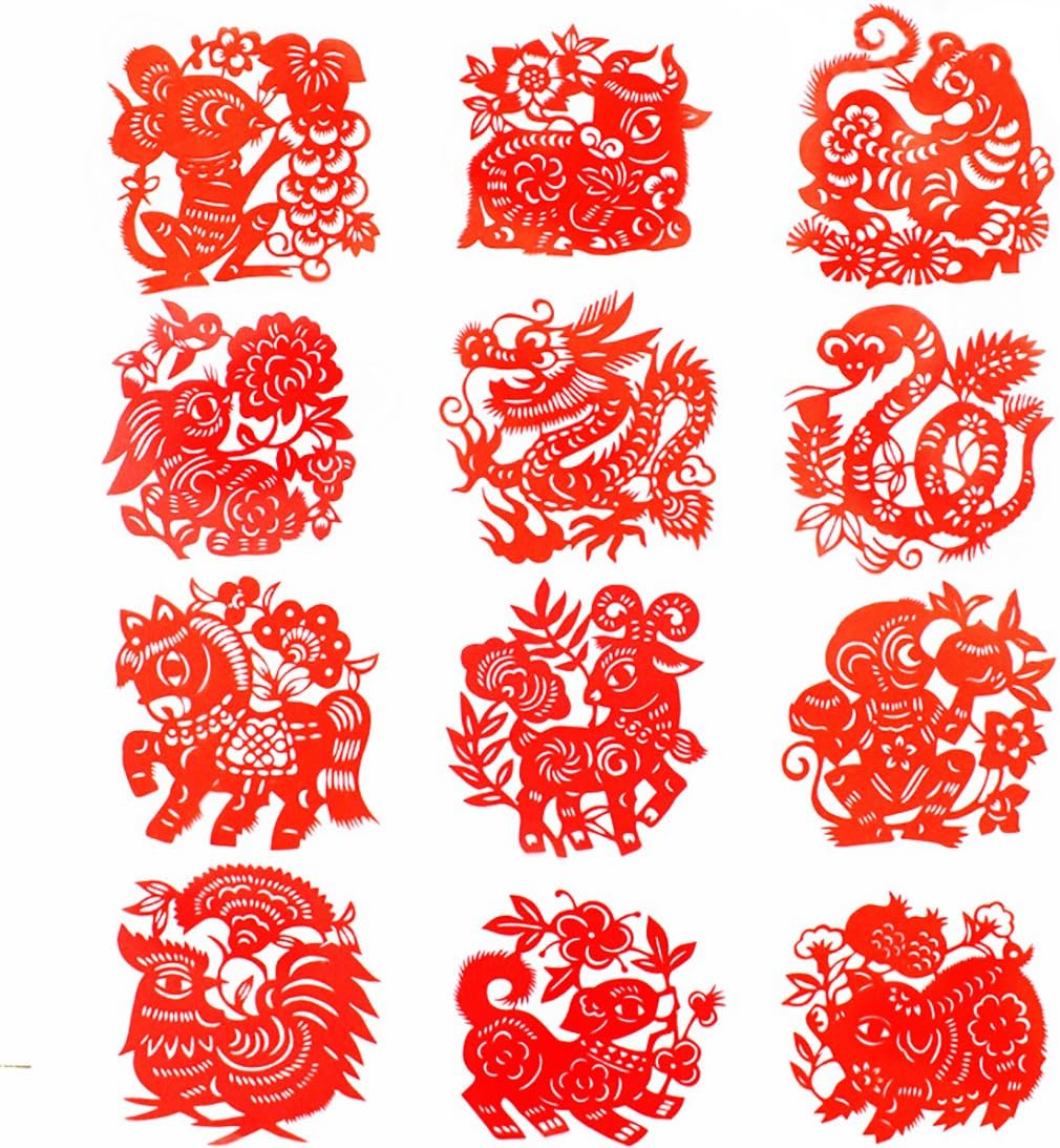 Amazon.com: Handmade Paper Cutting Chinese Traditional Art Souvenirs ...