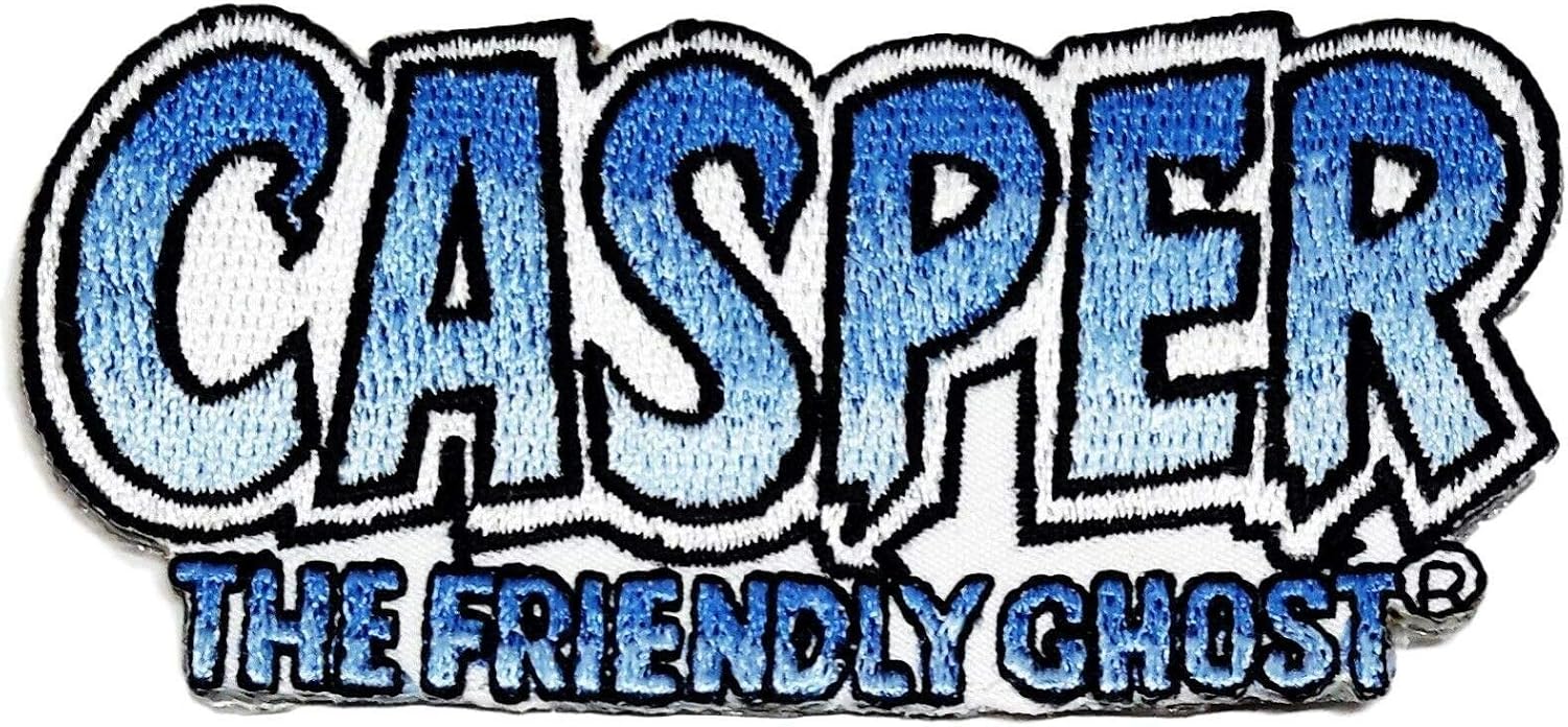 Amazon.com: Casper The Friendly Ghost Name 3" Wide Embroidered Patch ...