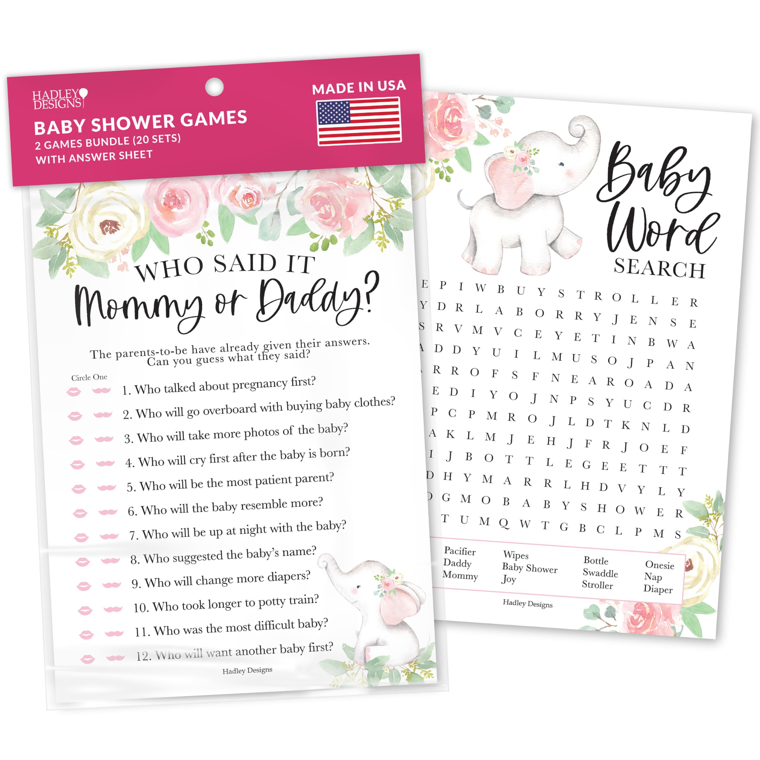 Elephant Baby Shower Games Free Printable Free Baby Shower Games By