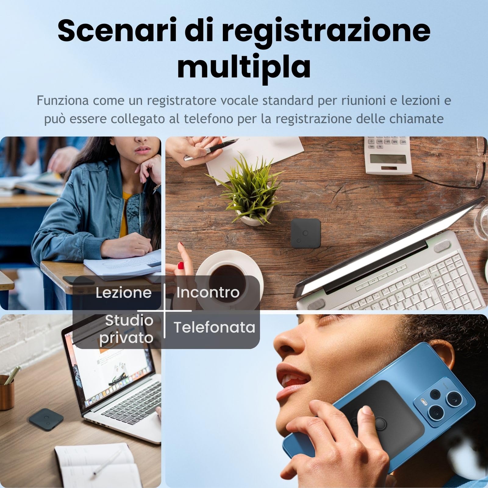 Plaud Note Pro Trascrizione Riunioni Automatica Registratore Vocale AI ...