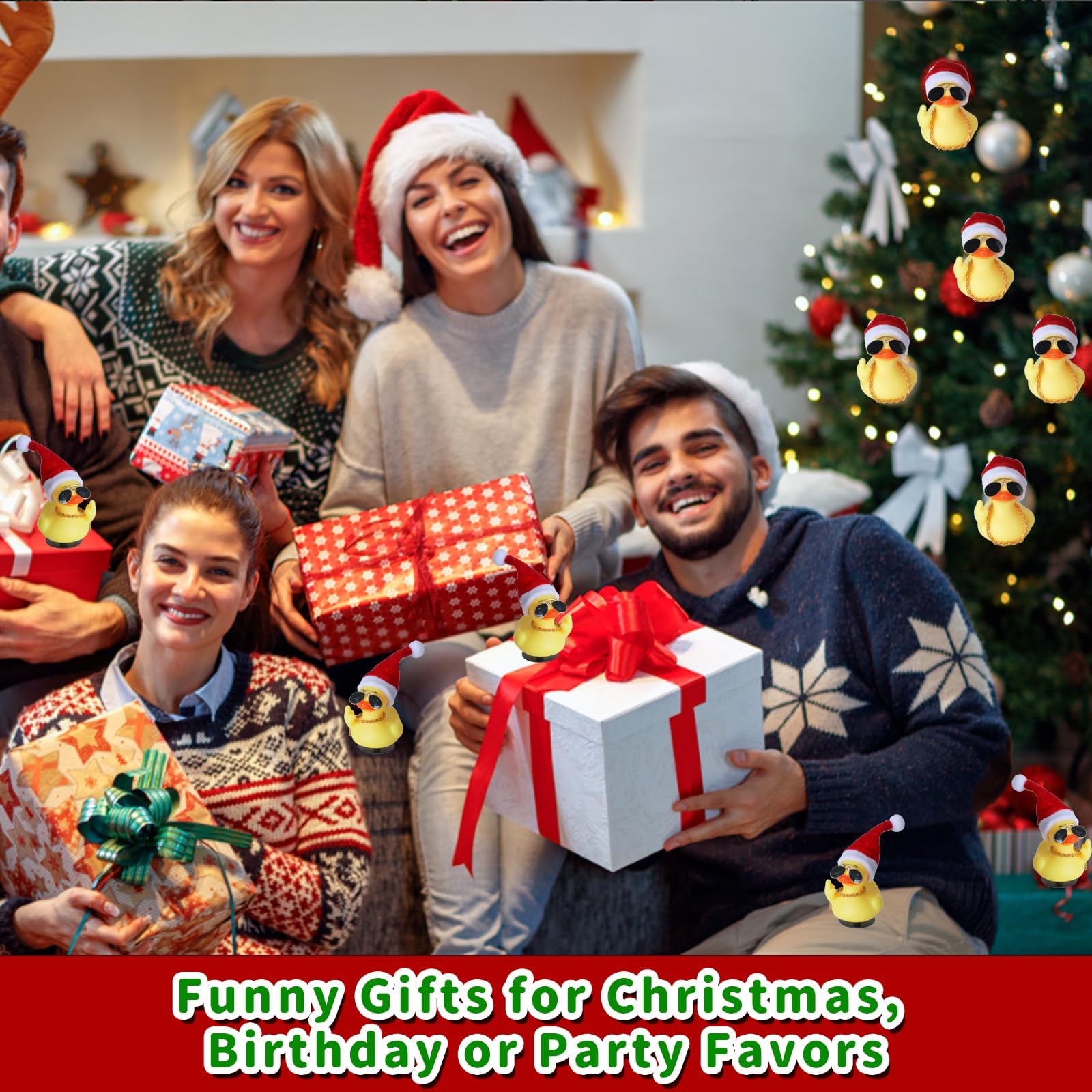 Snapklik.com : Christmas Rubber Duck Fun Middle Finger Duck For Jeep ...