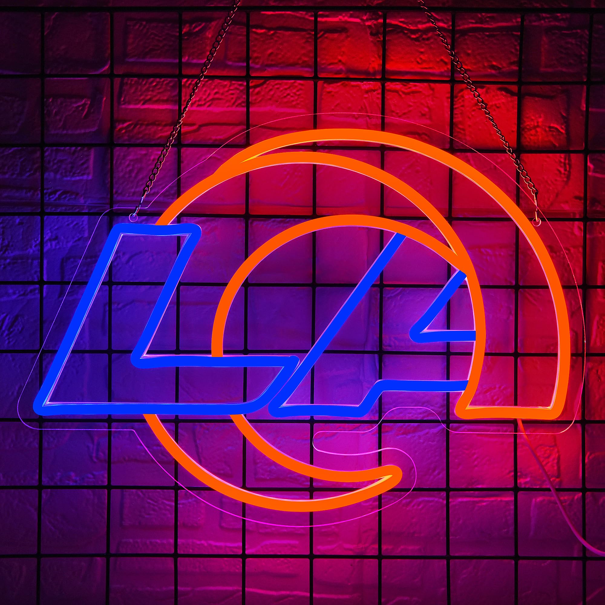 Amazon.com: Football Neon Sign for Wall Decor Football Team Led Neon ...