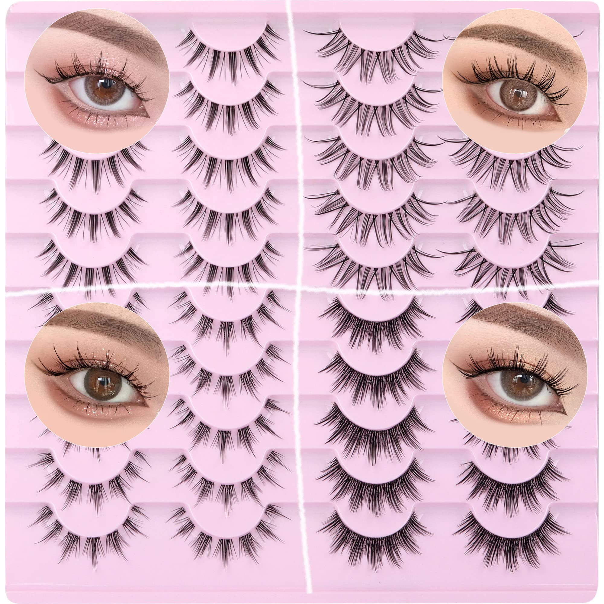 Manga Girl Eyes Pair