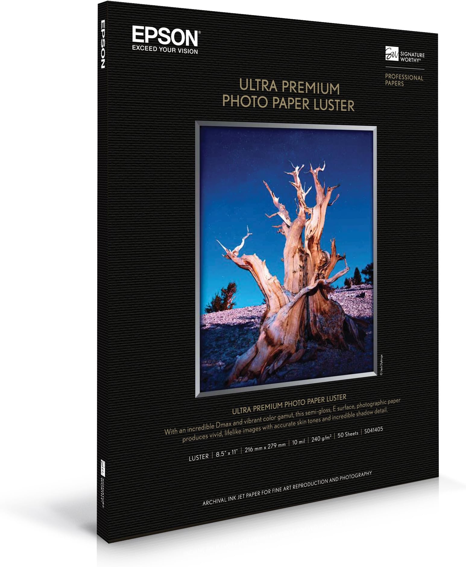 Amazon.com : Epson Ultra Premium Photo Paper Luster S041405 : Photo ...