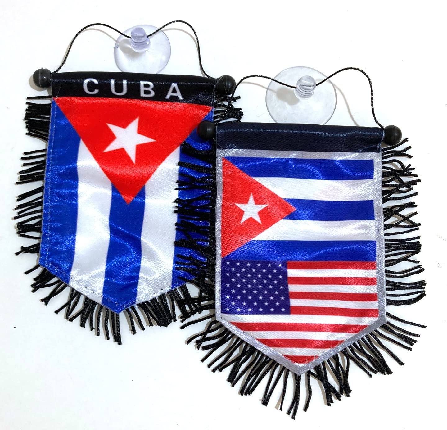 Amazon.com: Cuban flags for cars accessory Cuba sticker decals mini ...