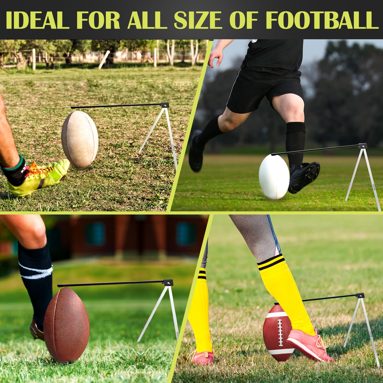 Snapklik.com : COITEK Football Kicking Tee Football Kicking Stand ...