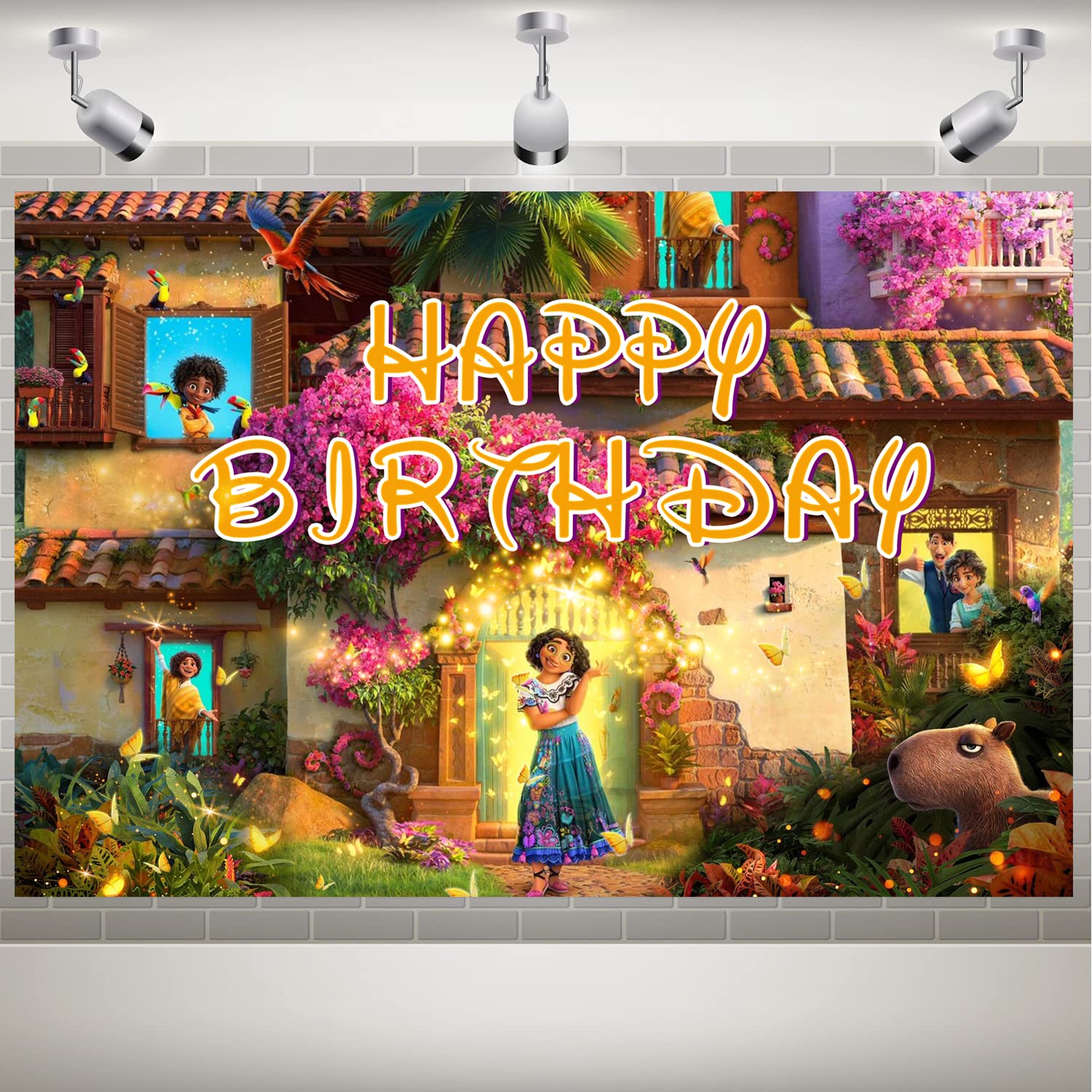 Buy Magic Movie Backdrop,Magic Movie Birthday Party Supplies 5x3Ft ...