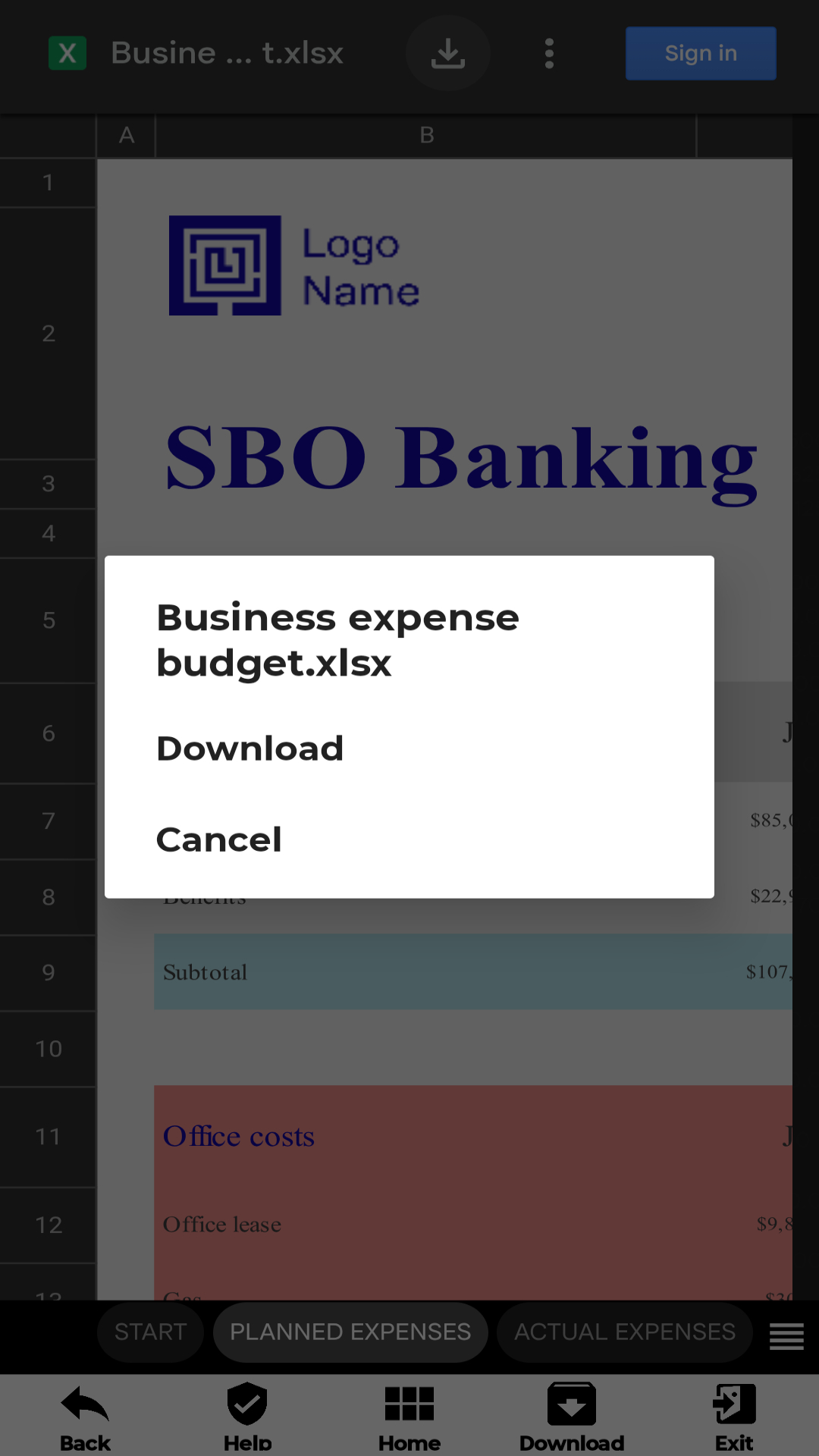 Expense Report Excel Sheets - App on Amazon Appstore