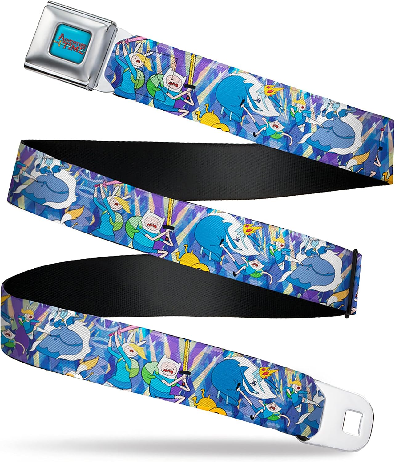 Amazon.com: Cartoon Network Belt, Seatbelt Buckle Belt, Adventure Time ...