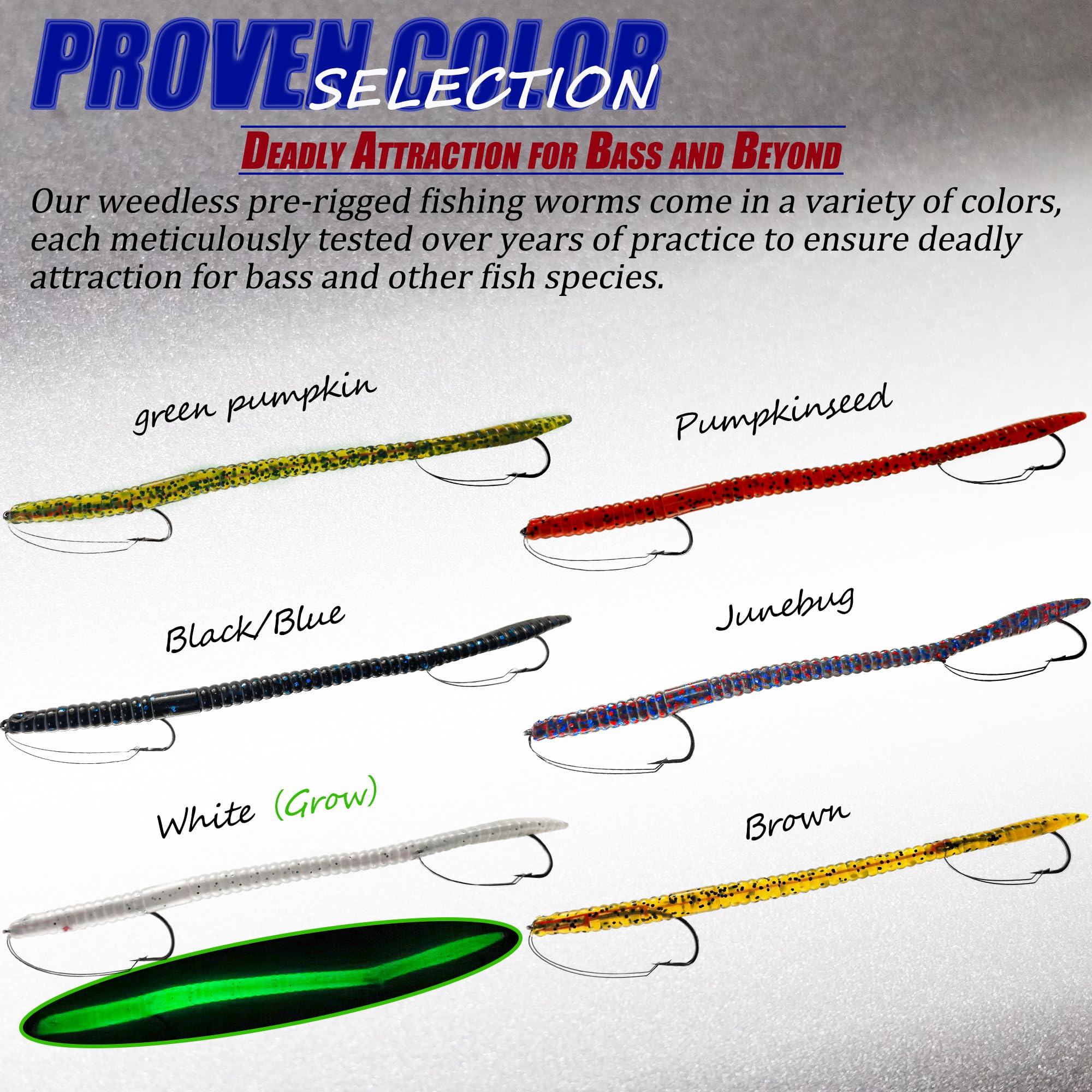 Snapklik.com : Fishing Lures Bass Lures, Weedless Pre Rigged Bionic ...