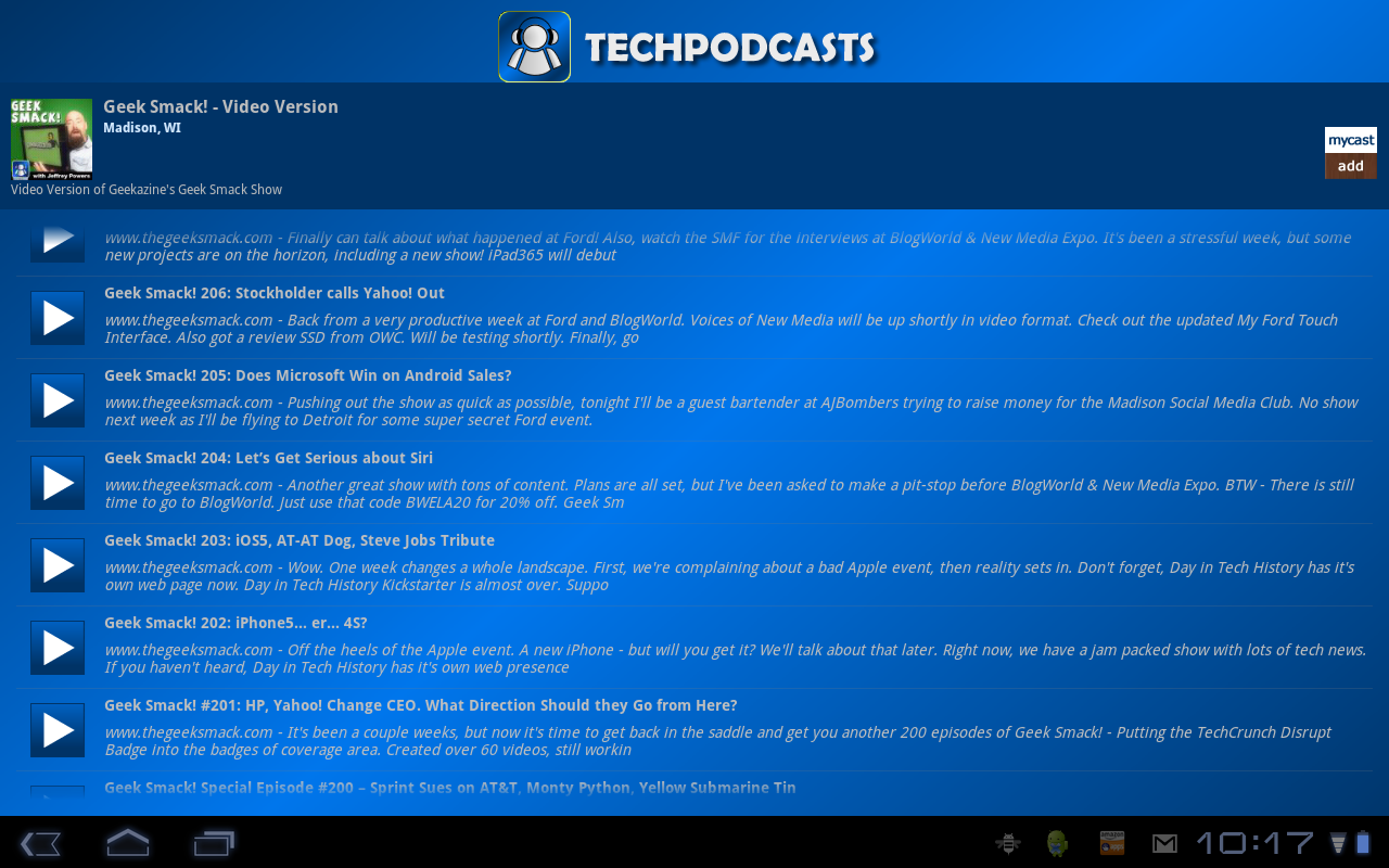 Tech Podcast Network - App on Amazon Appstore