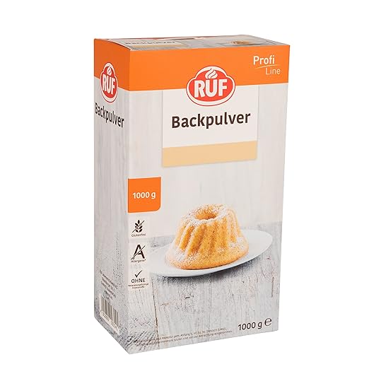 RUF Backpulver, Großpackung, zum Backen von Kuchen, Brötchen und ...