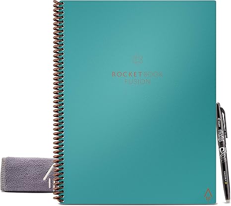 Rocketbook Fusion Smart Reusable Notebook - Calendar, To-Do Lists, and ...