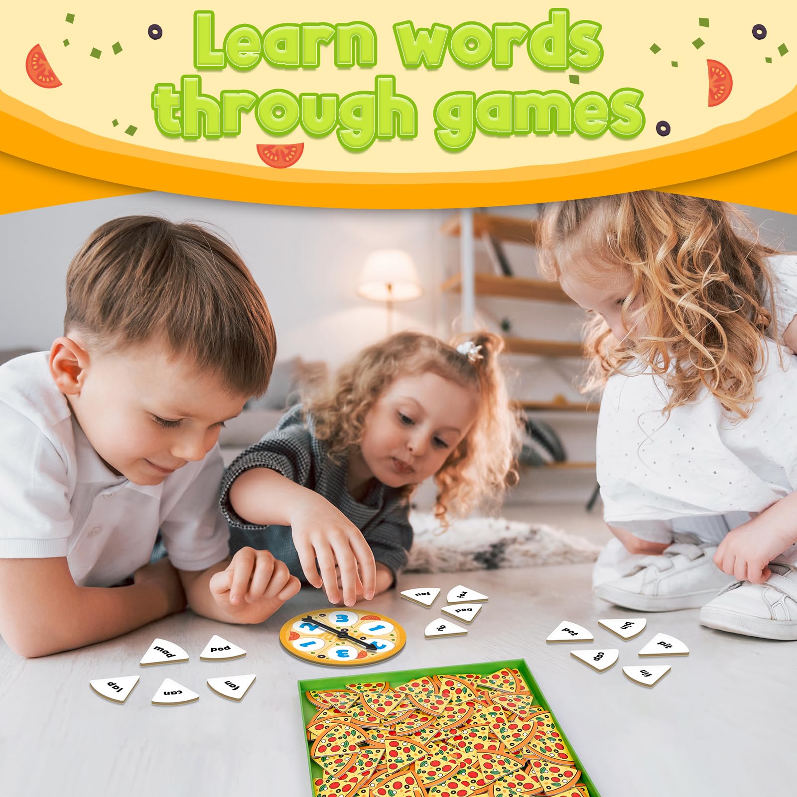 Snapklik.com : CVC Word Games,Phonics Games,CVC Flash Cards,Speech Therapy Toys For Toddlers ...