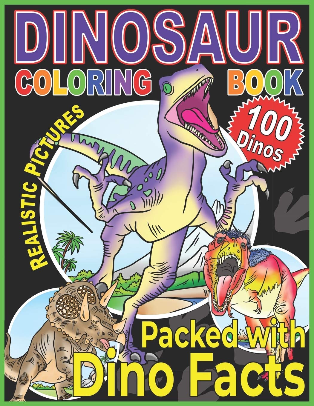 Snapklik.com : DINOSAUR COLORING BOOK: A Childrens Prehistoric Coloring ...