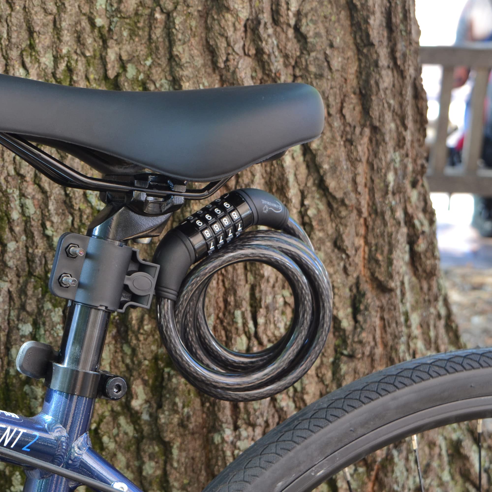 Snapklik.com : Lumintrail Combination Bike Lock Cable - 6ft Bike Locks ...