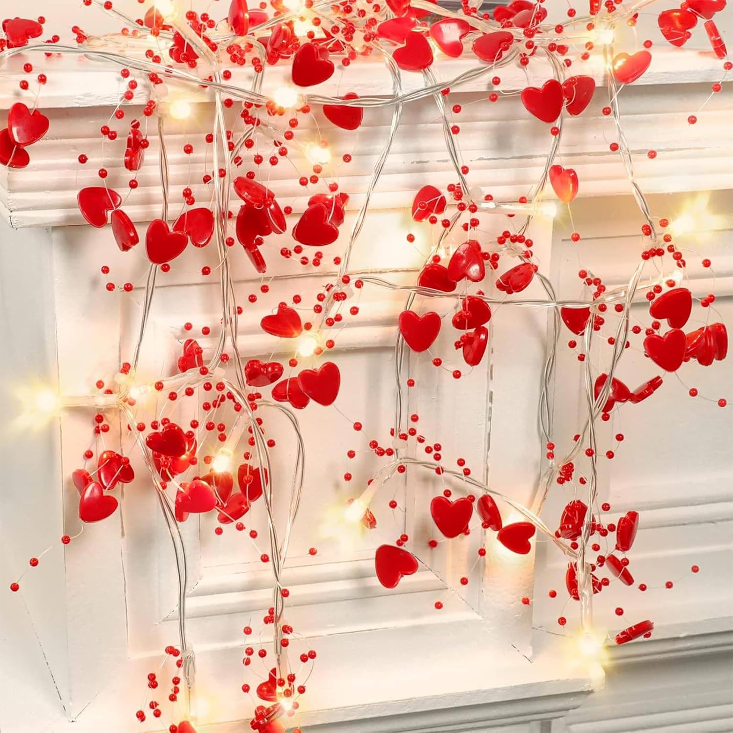 Twinsun Valentines Decorations String Lights, Romantic Valentines Day ...